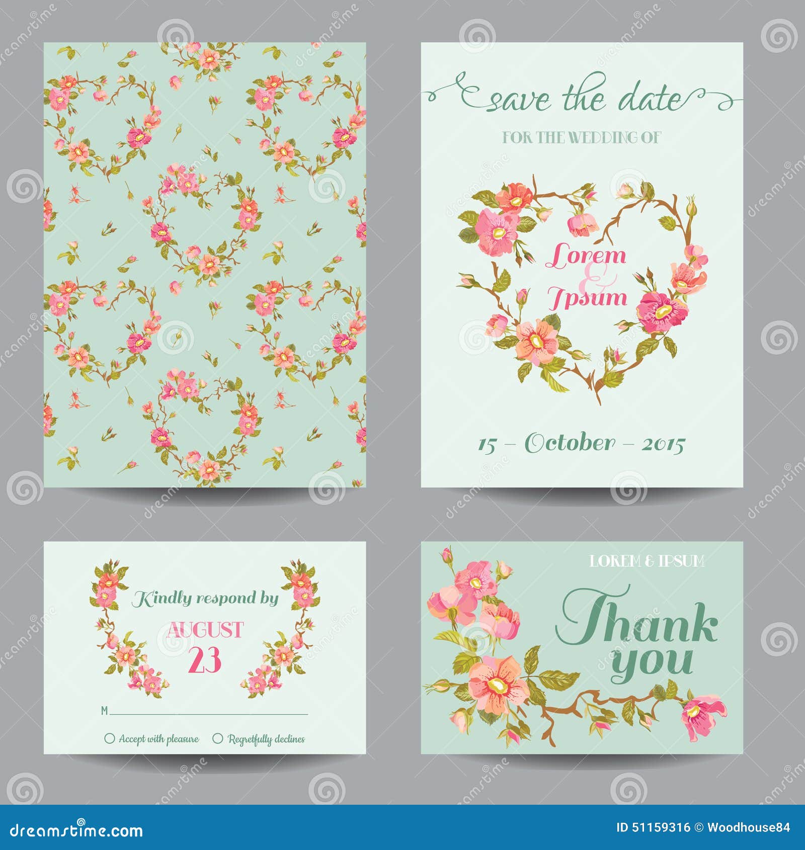 Invitation Or Congratulation Card For Wedding, Baby Shower Cartoon ...