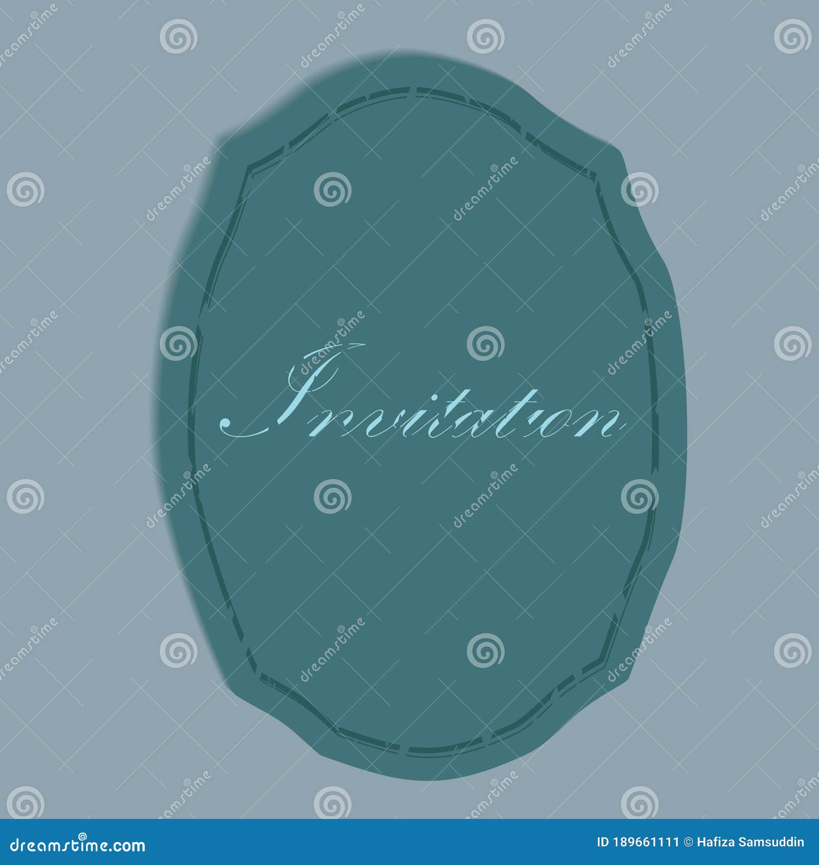 Invitation Label. Vector Illustration Decorative Design Stock Vector ...