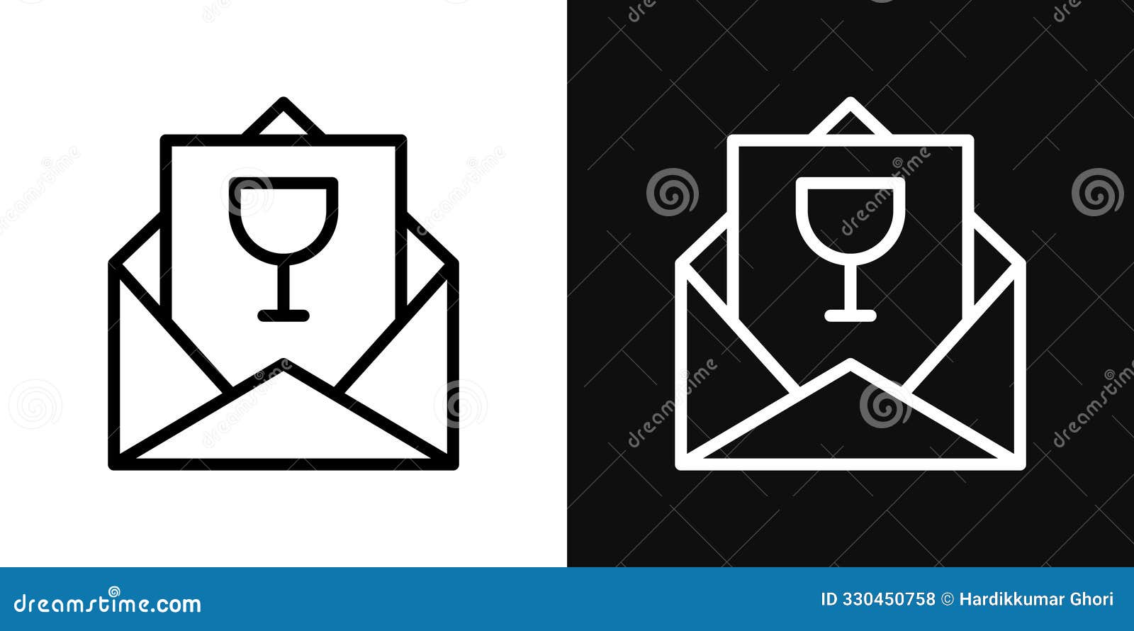 Invitation Letter For Event Flat Icon, Filled Vector Sign, Colorful ...