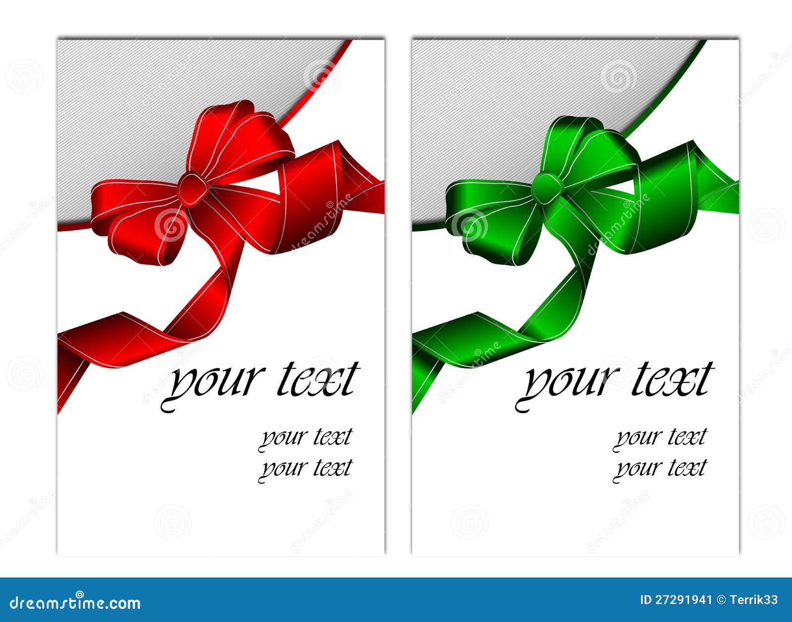 Invitation with ribbon stock illustration. Illustration of birthday ...