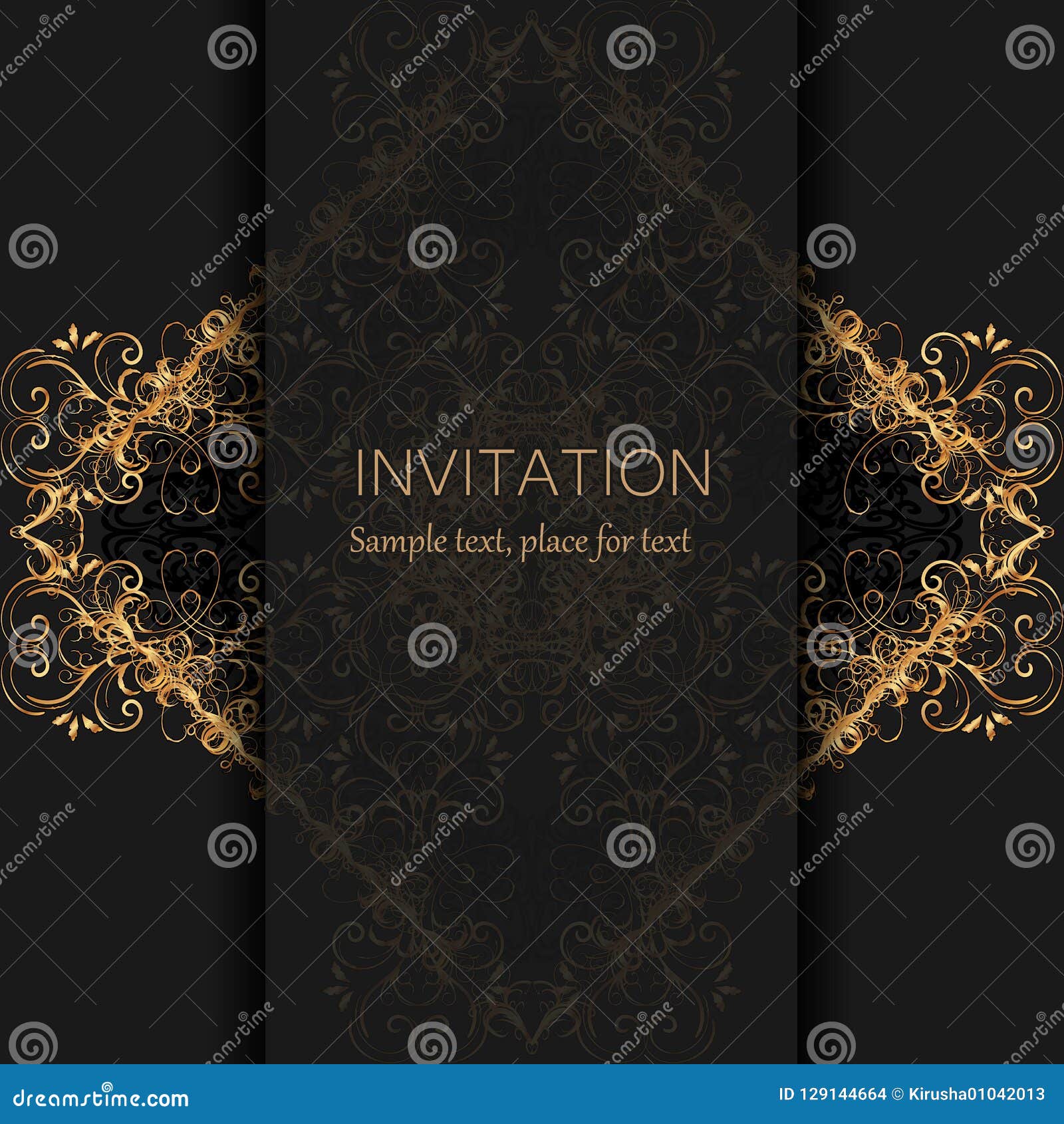 Invitation Template. Modern Design Stock Vector - Illustration of ...