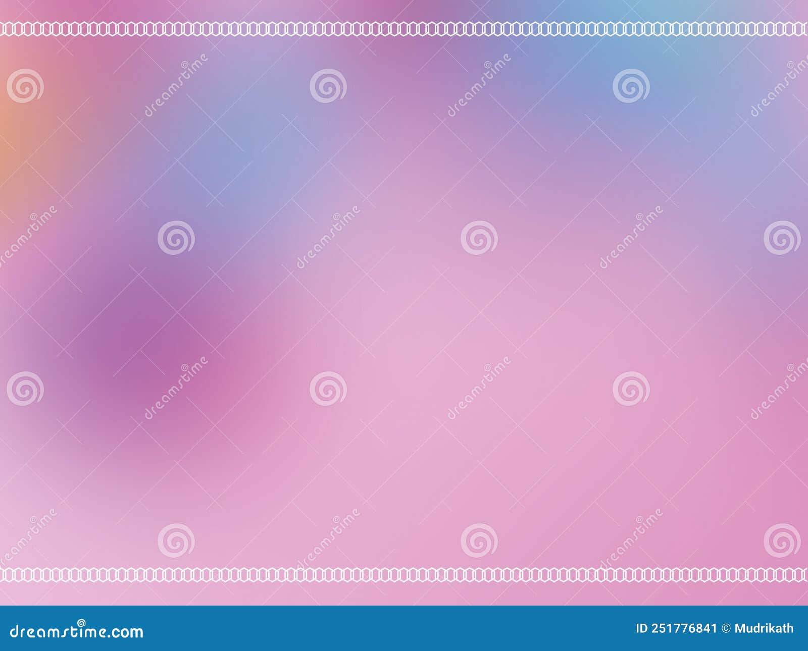 Invitation Template with White Border Mixed Gradient Color Background ...