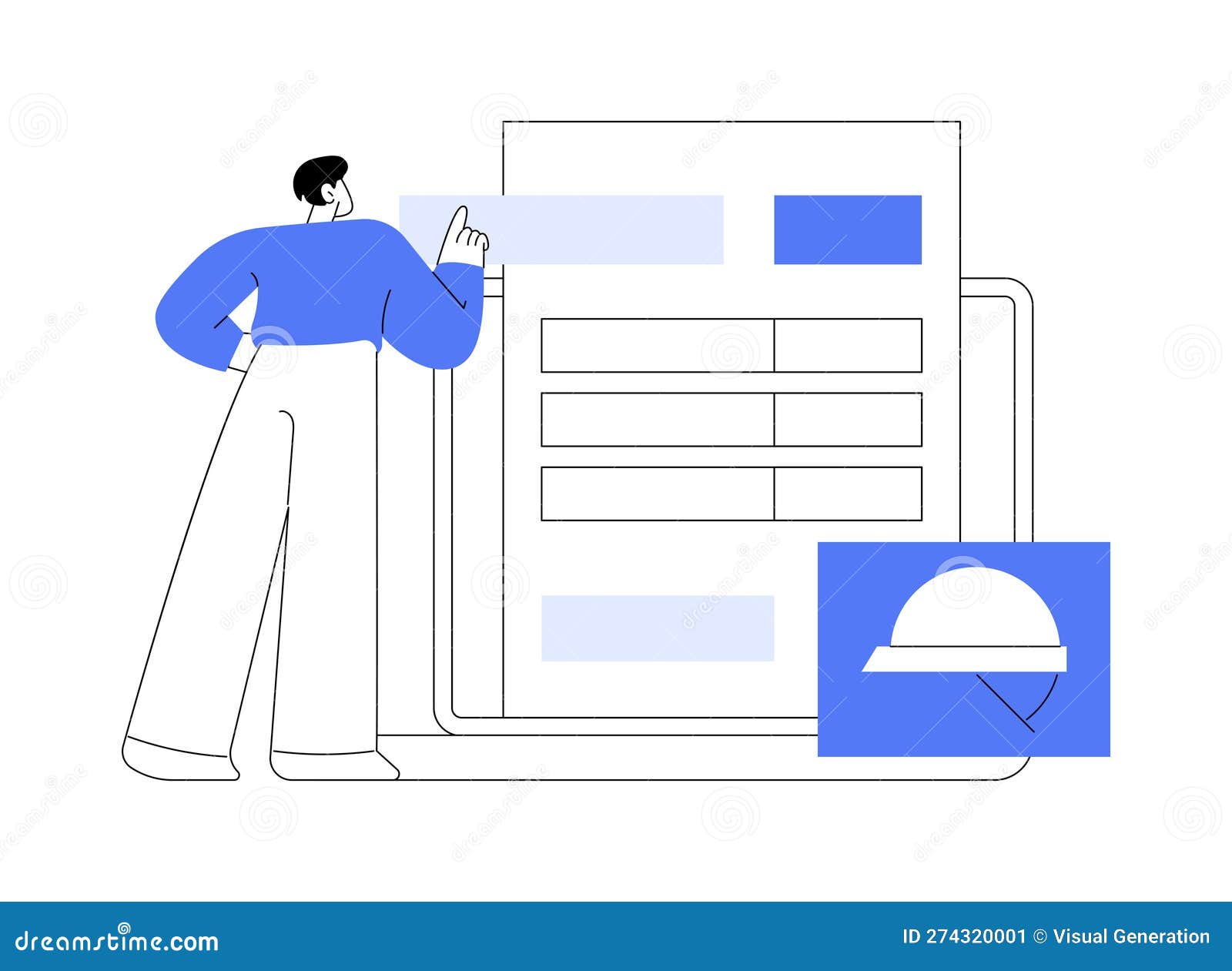 Invitation for Tender Abstract Concept Vector Illustration. Stock ...