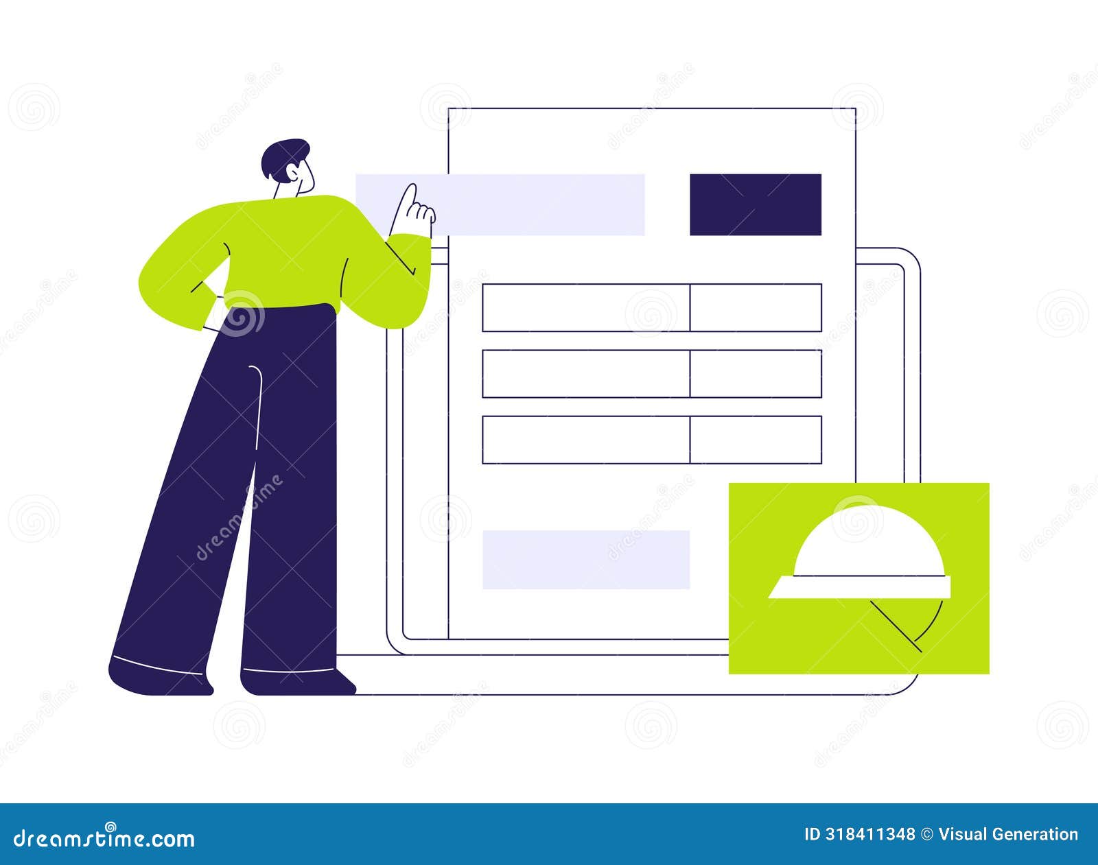 Invitation for Tender Abstract Concept Vector Illustration. Stock ...