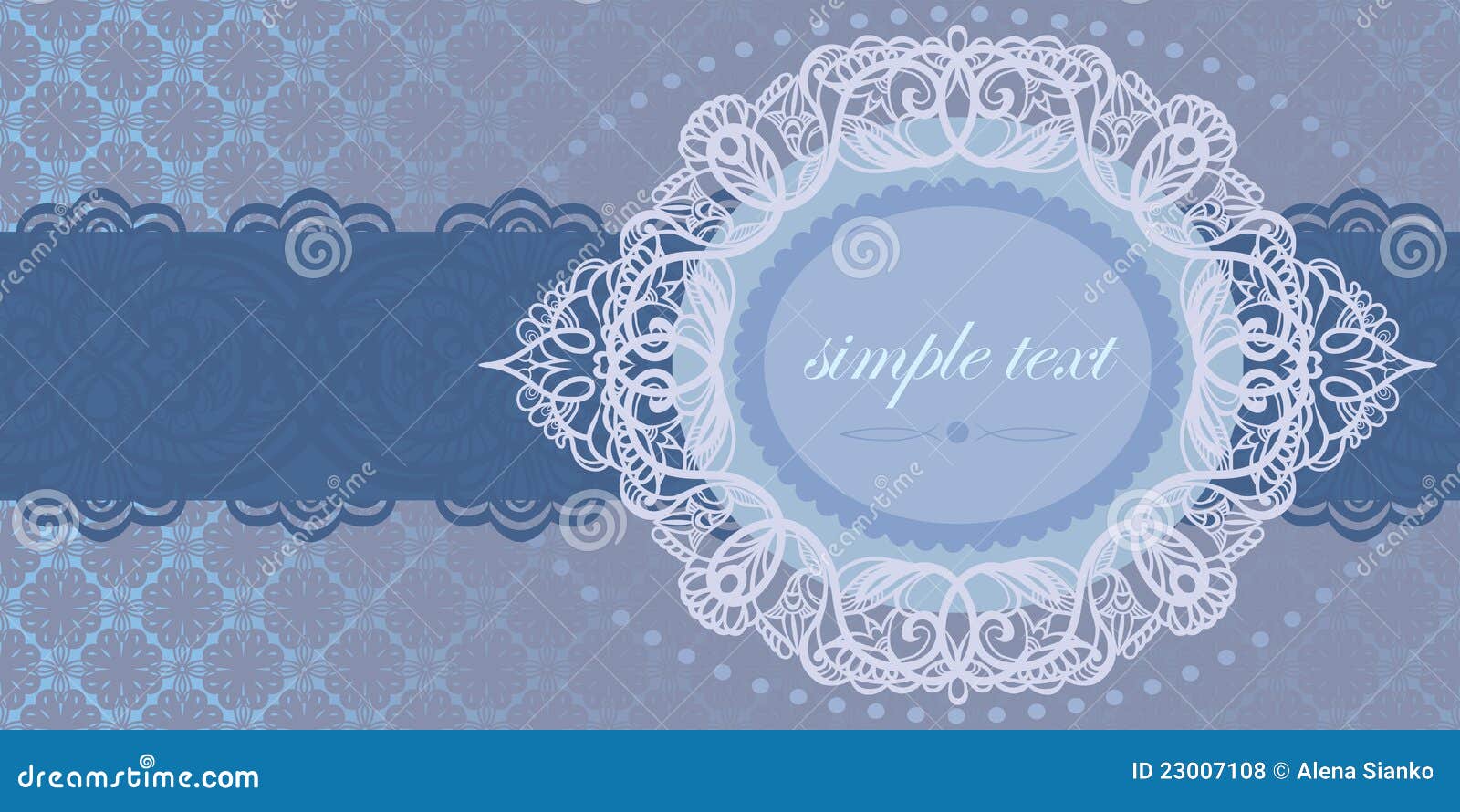 Invitation To Tender-blue Color Stock Vector - Illustration of ribbon ...