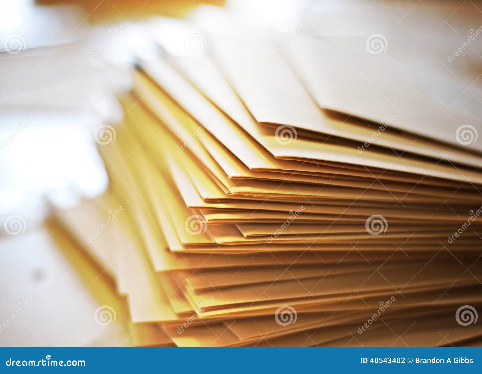 Invitations stock photo. Image of wedding, stack, pile - 40543402