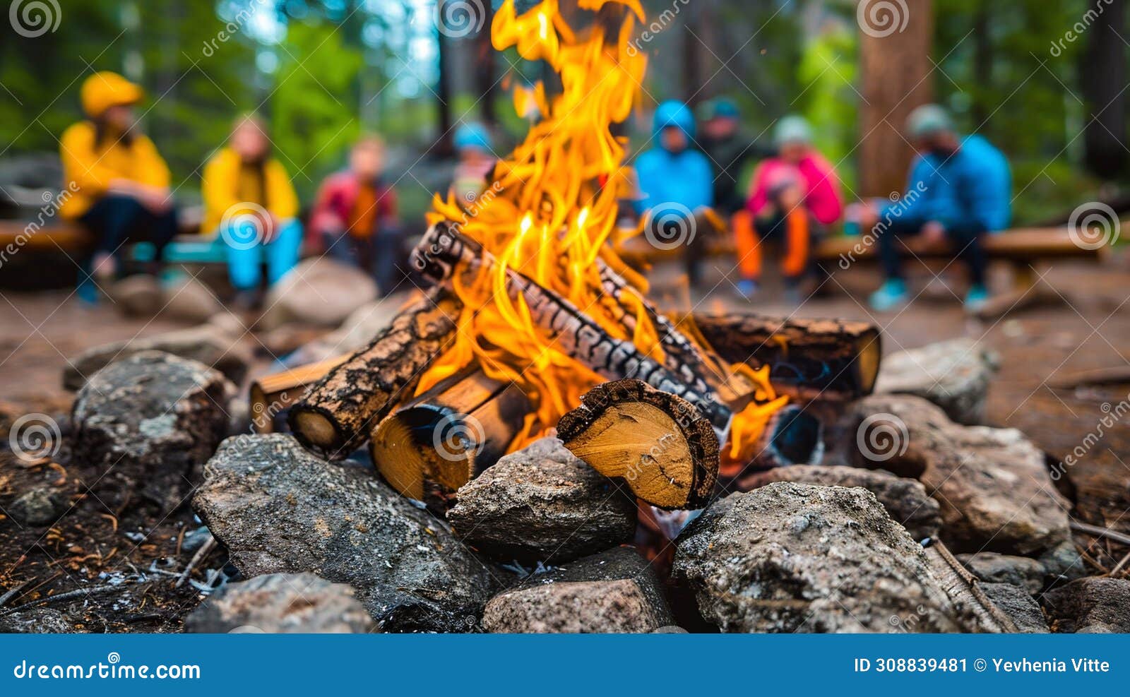 Inviting Campfire On The Beach During The Summer, Bring Back Fond ...