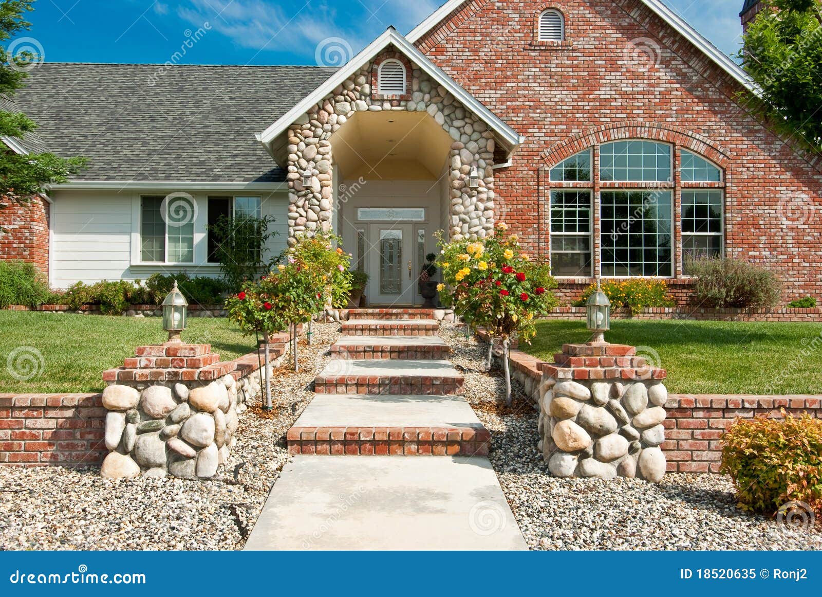 Inviting Home stock image. Image of detail, blue, front - 18520635