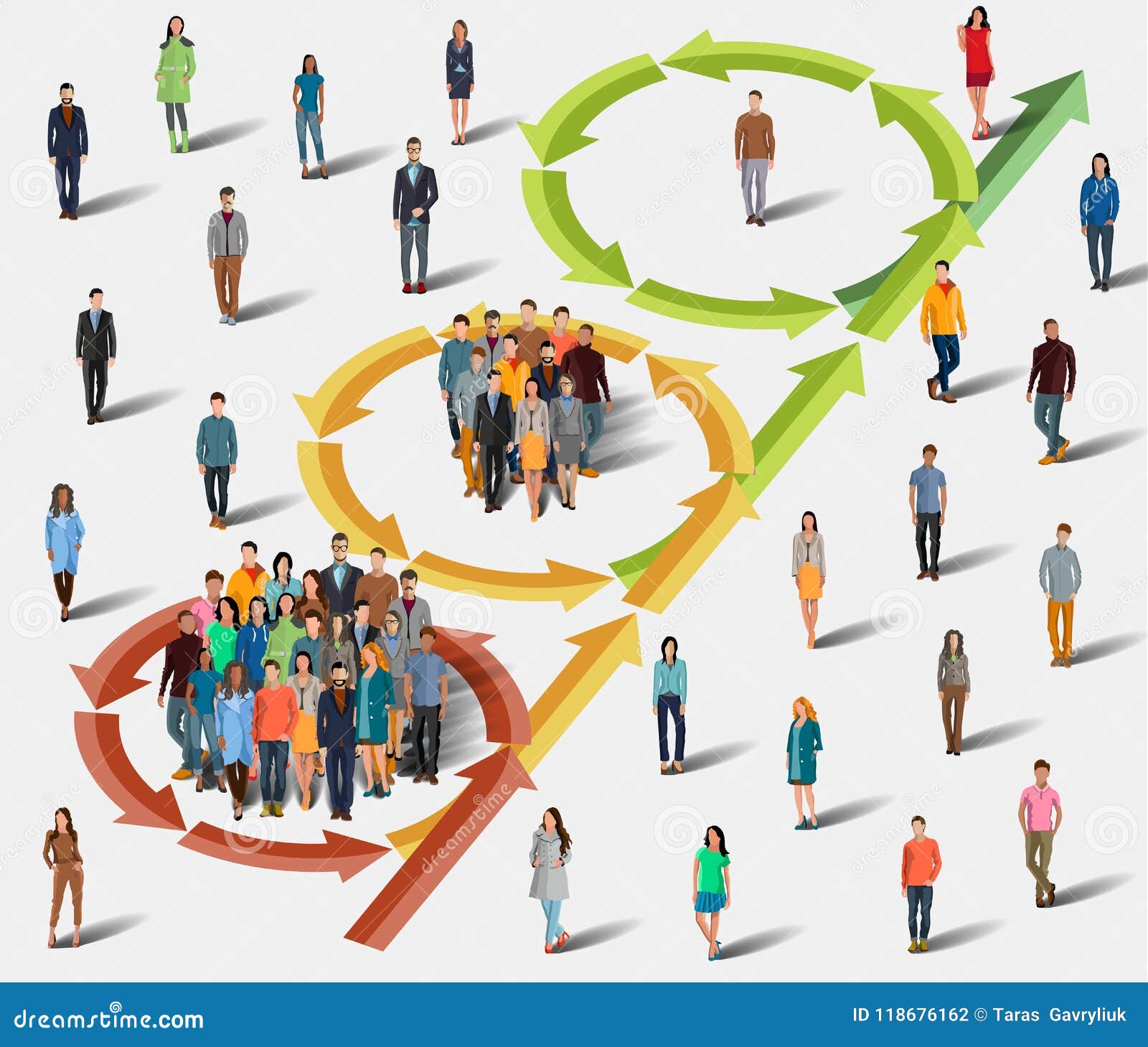 Inviting People To the Project Stock Vector - Illustration of ...