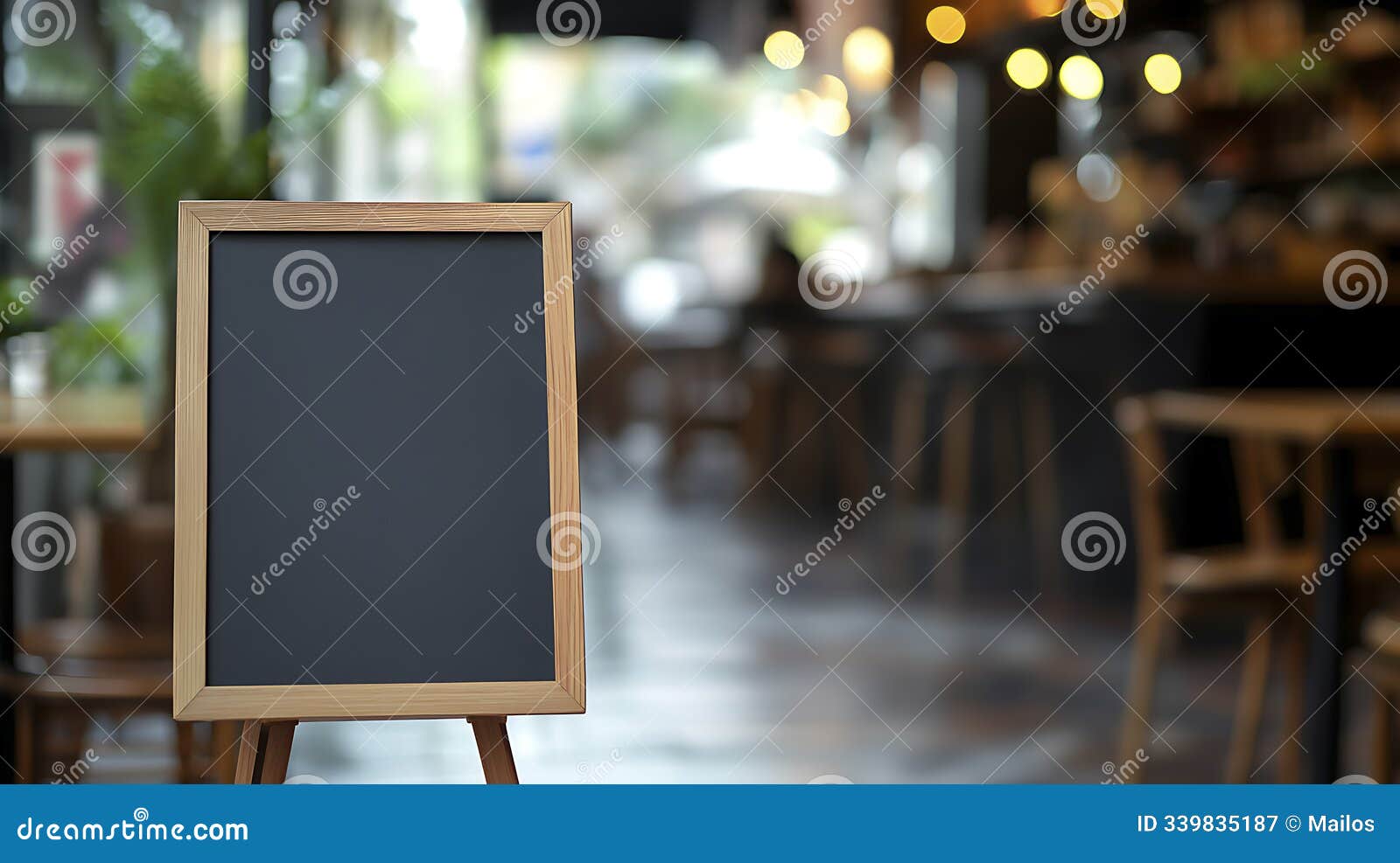 Inviting Sign Stand Featuring Handwritten Menu at Local Coffee Shop ...