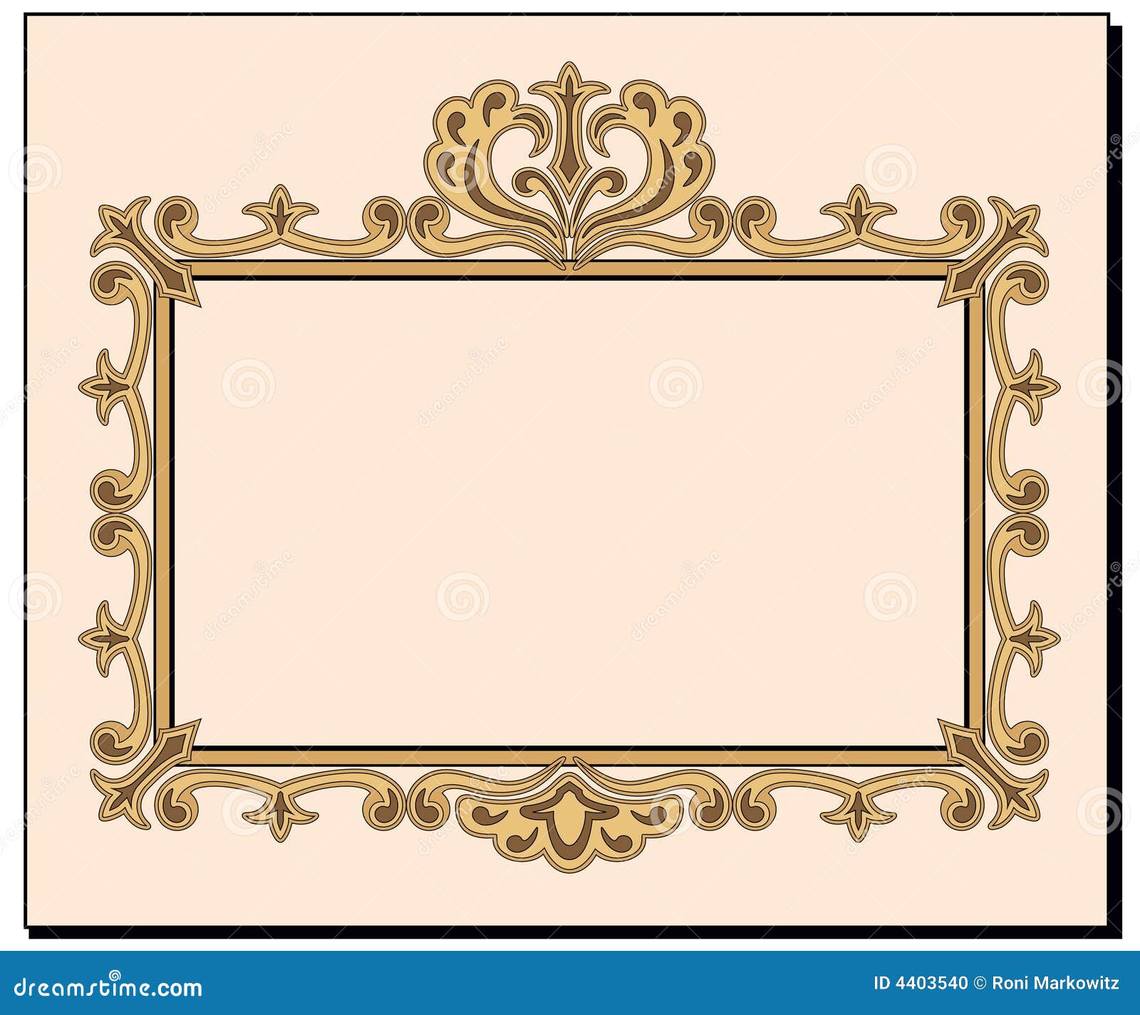 Invito in bianco operato illustrazione vettoriale. Illustrazione di ...