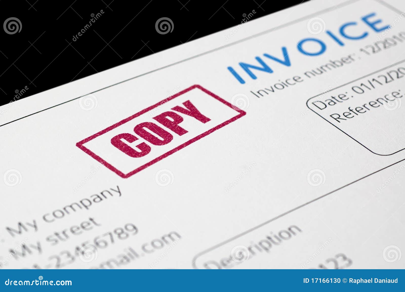 Invoice stock photo. Image of finance, paperwork, income - 17166130