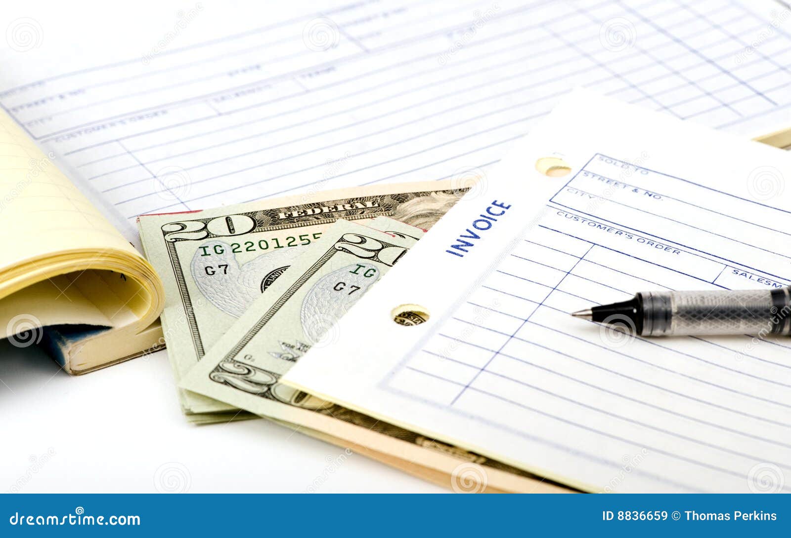 Invoice stock image. Image of bills, bill, accounting - 8836659