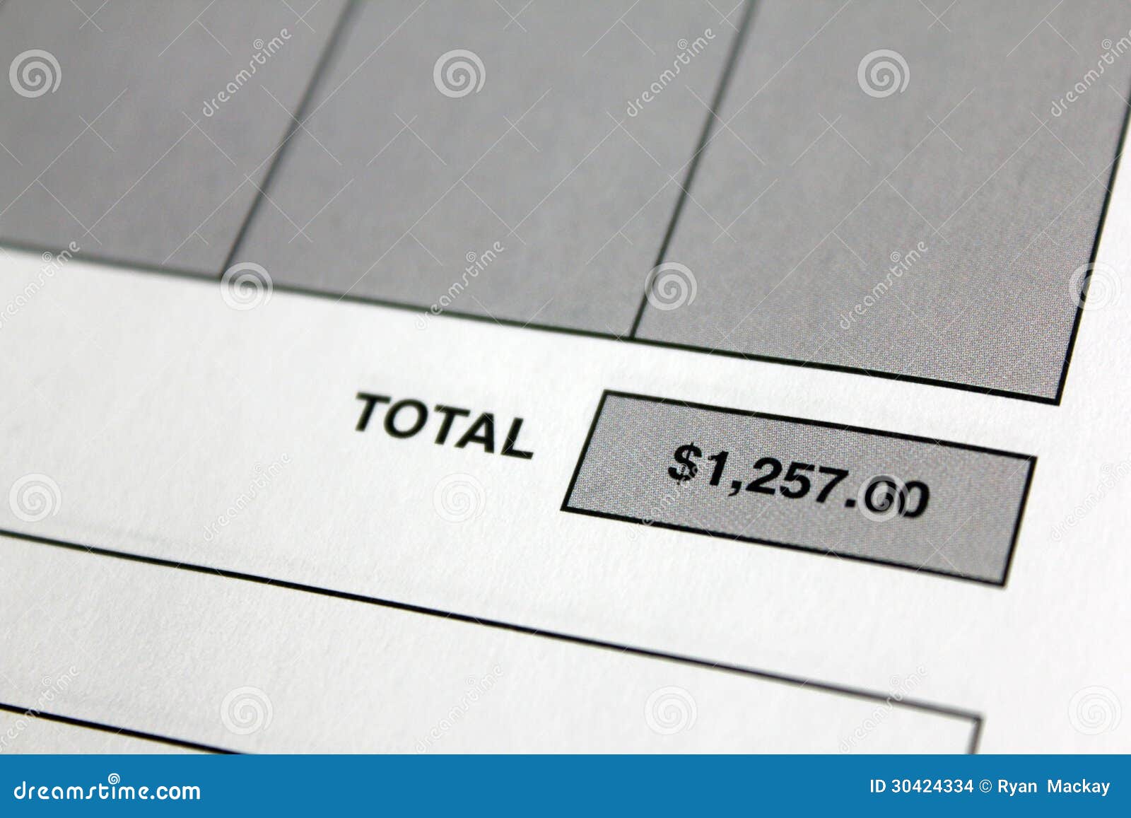 Invoice stock photo. Image of crunch, budget, account - 30424334