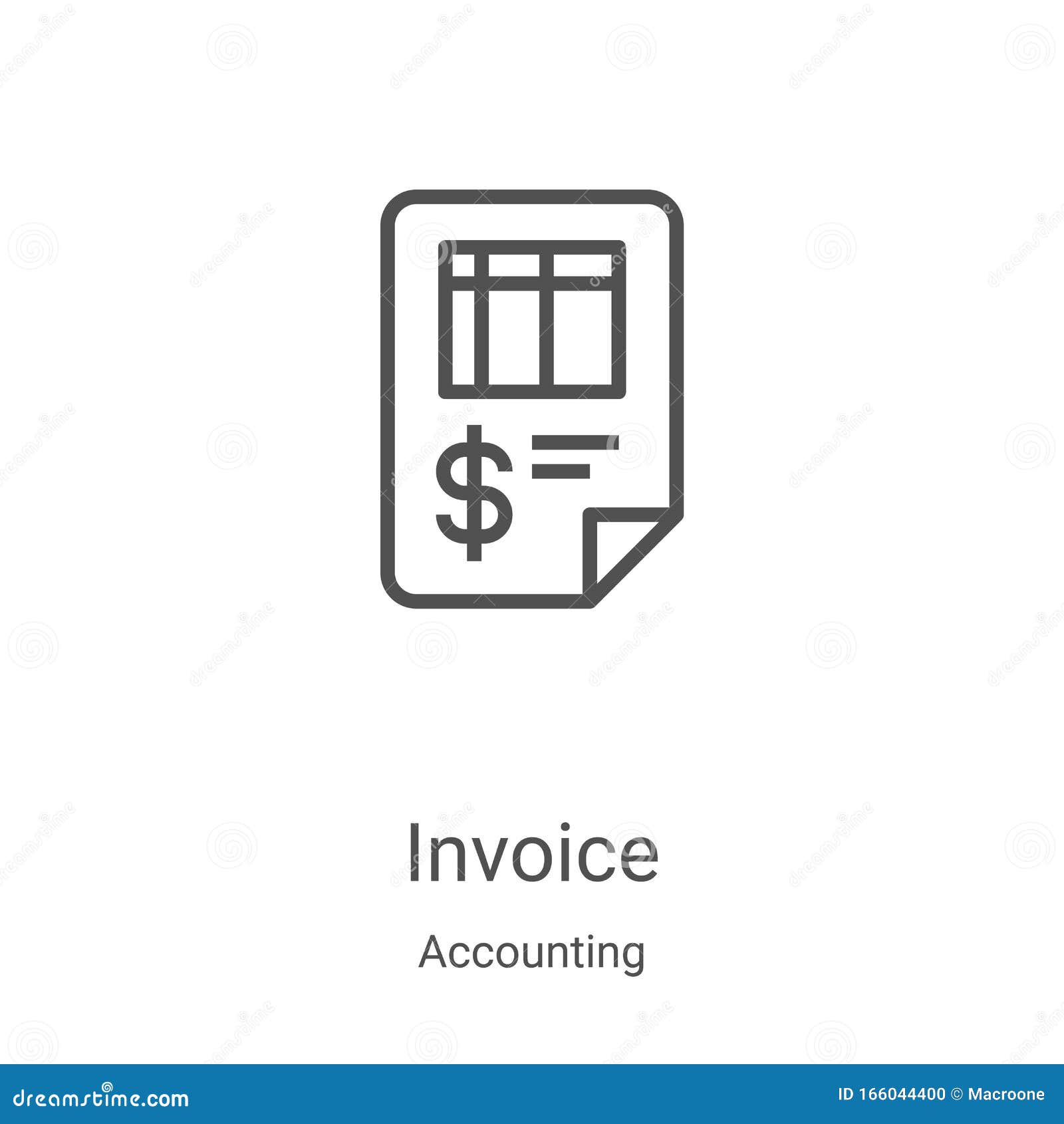 Invoice Icon Royalty-Free Cartoon | CartoonDealer.com #100123190