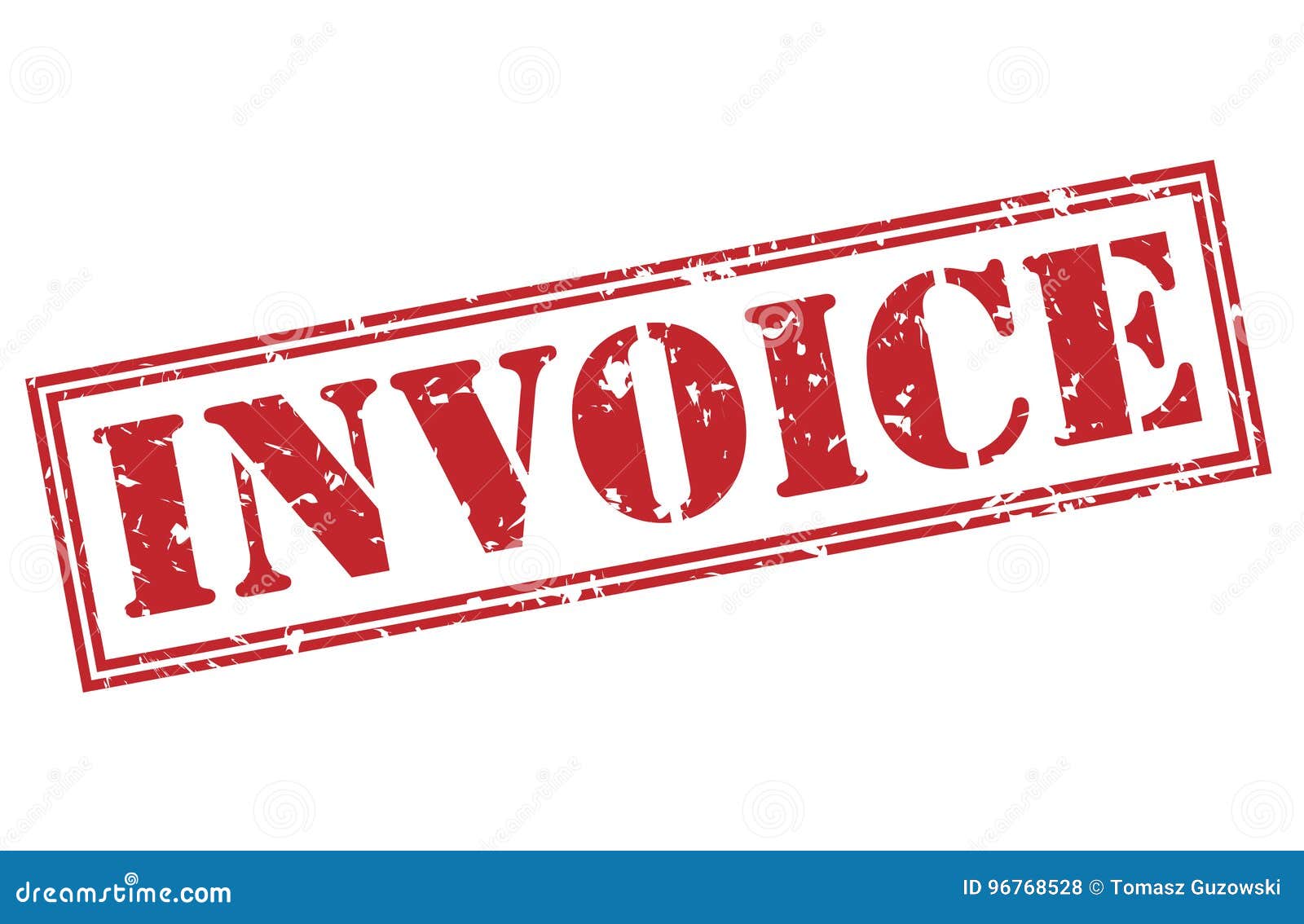 Invoice red stamp stock illustration. Illustration of icon - 96768528