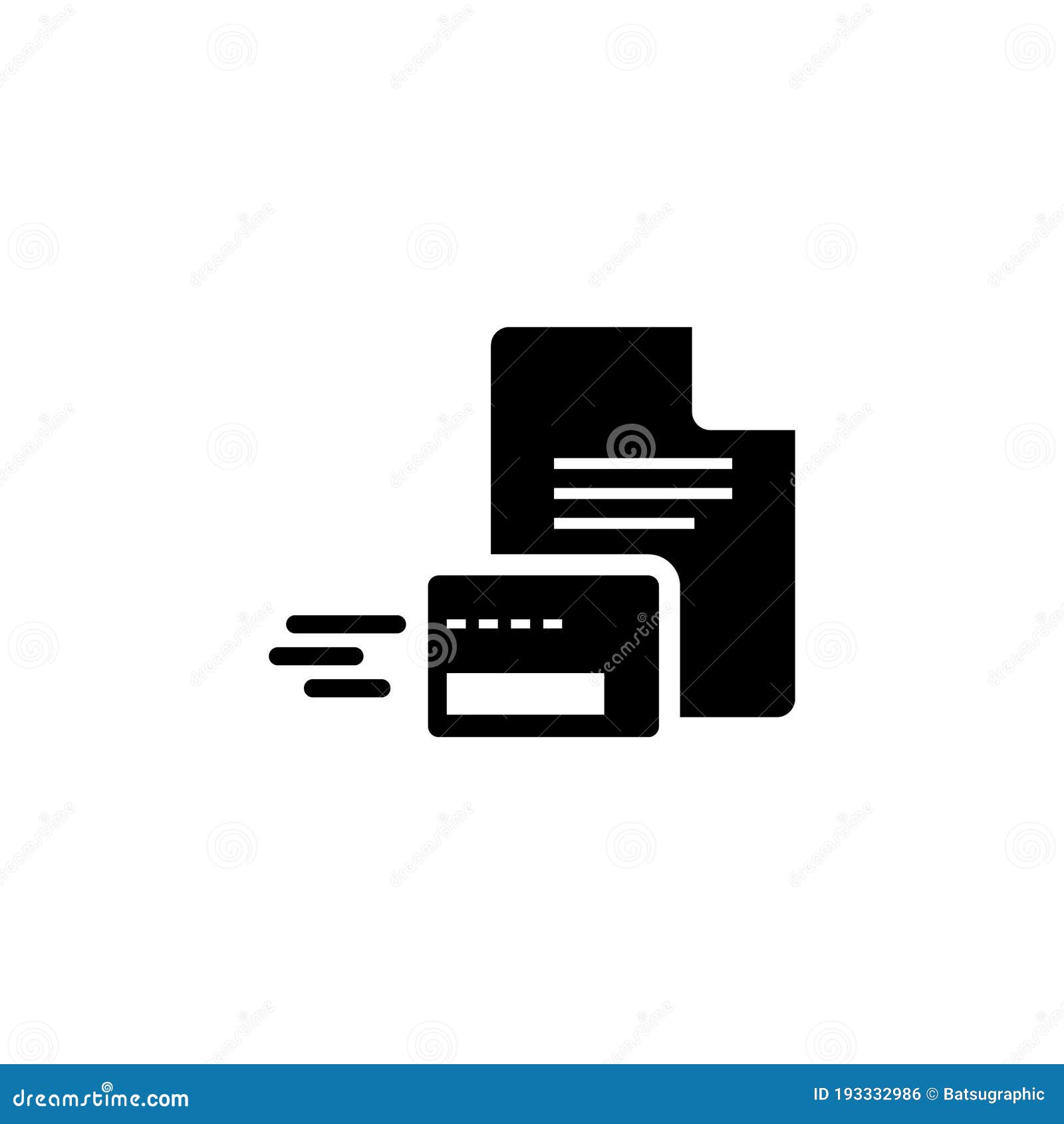 Invoice Vector Icon Logo Design Stock Vector - Illustration of business ...