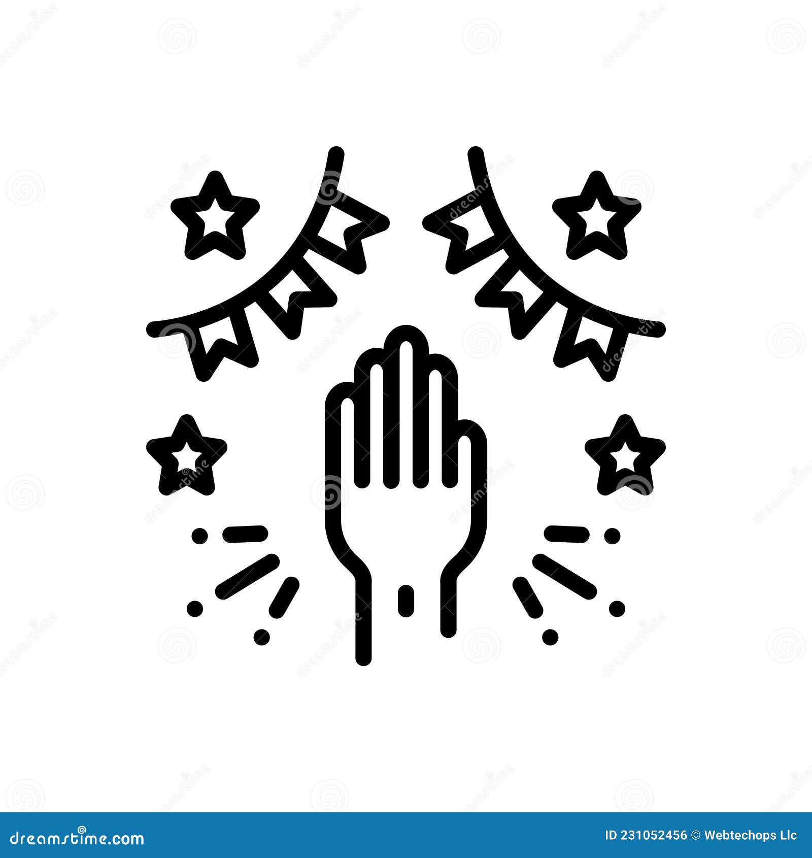 Black Line Icon for Involve, Affect and Associate Stock Illustration ...