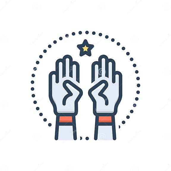 Color Illustration Icon for Involve, Participate and Contribution Stock ...