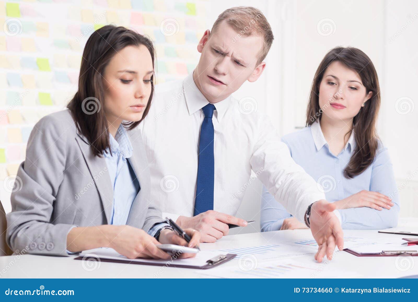 Involved in the Business Discussion Stock Photo - Image of women ...
