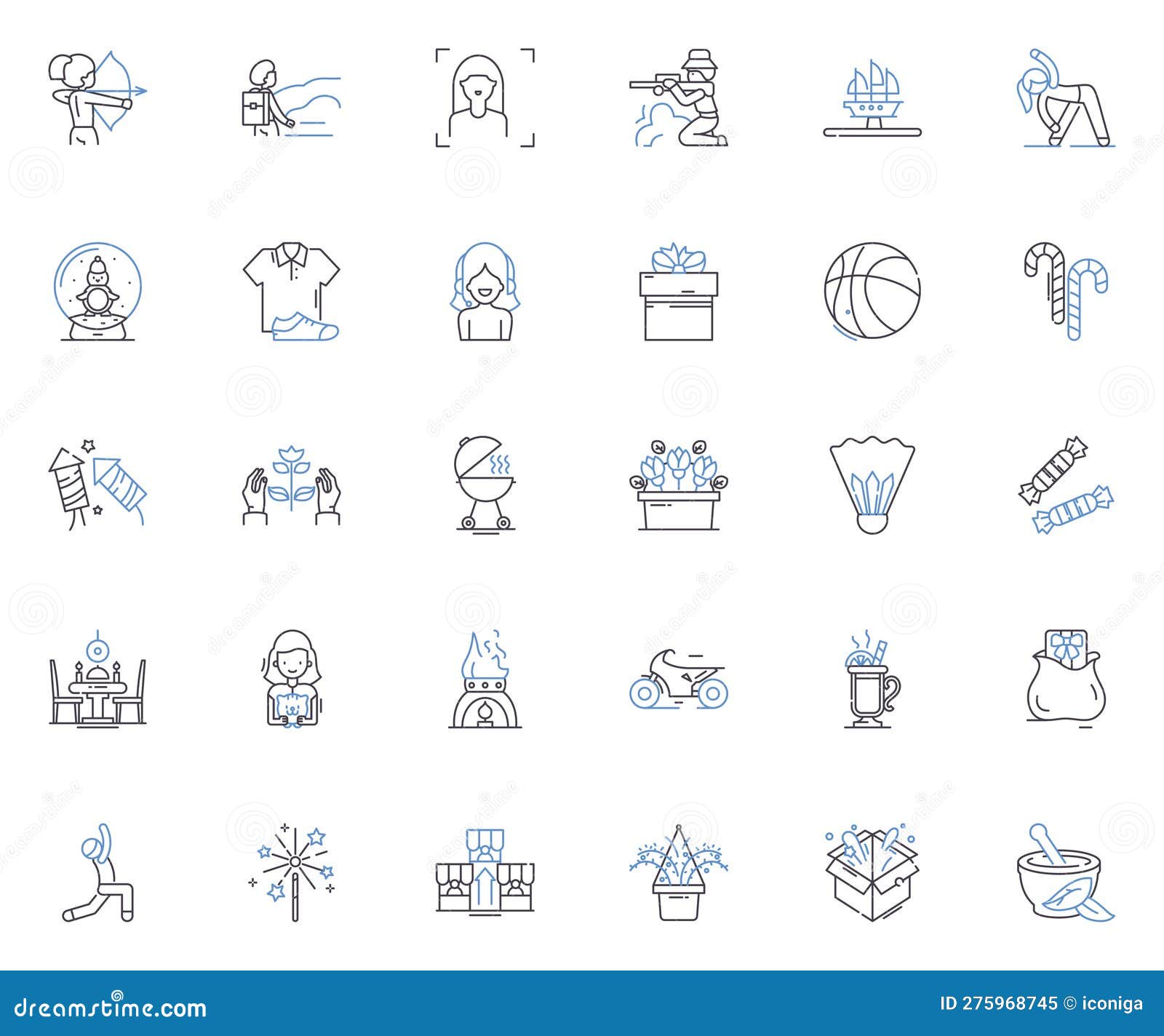 Involved Line Icons Collection. Participate, Engaged, Active ...