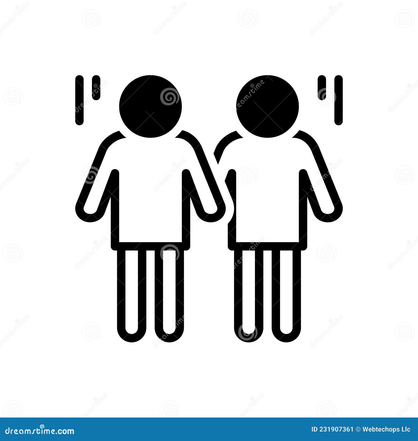 Black Solid Icon for Involvement, Group Participation and Engage Stock ...