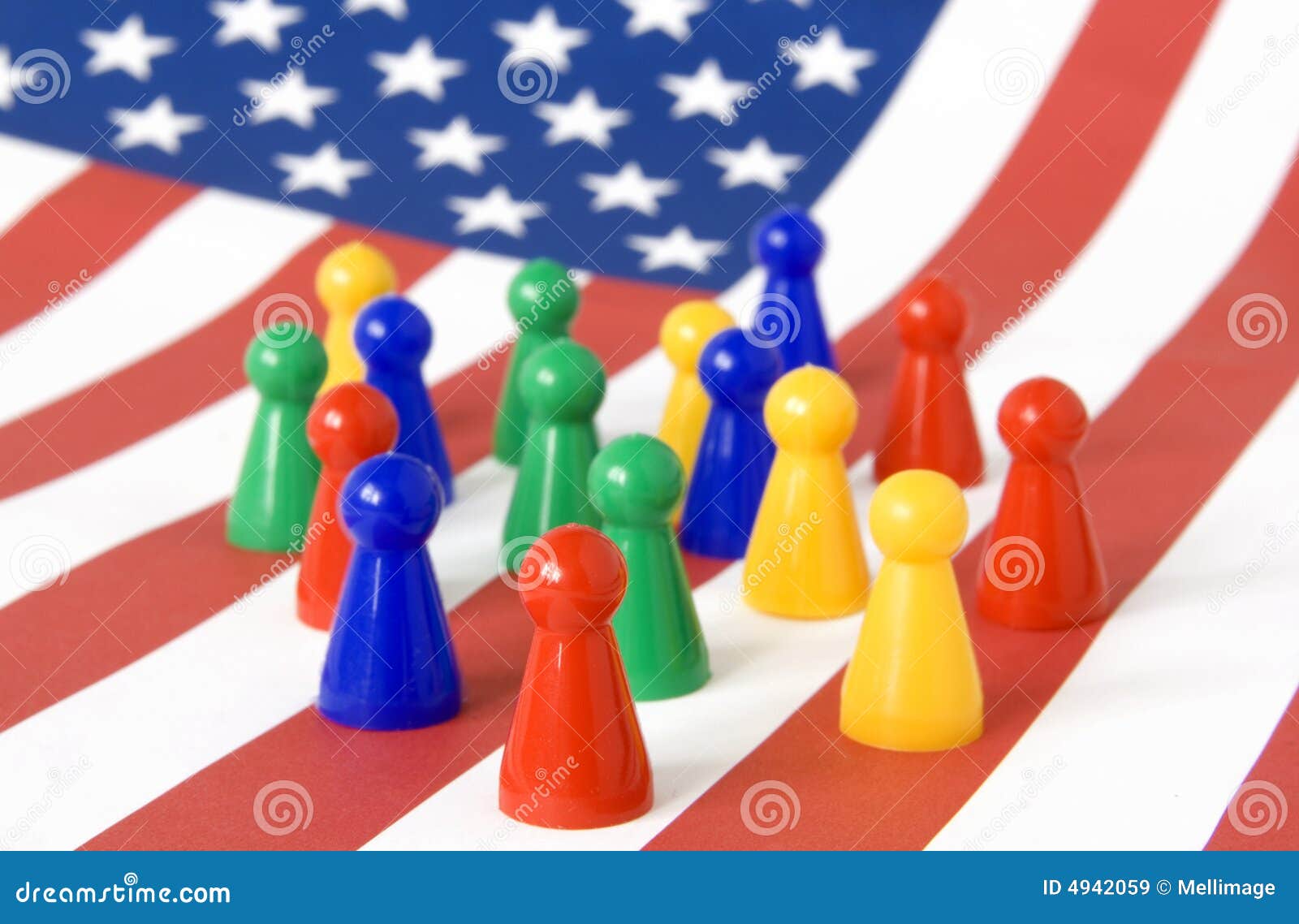 Inwoners van Amerika stock afbeelding. Image of dromen - 4942059