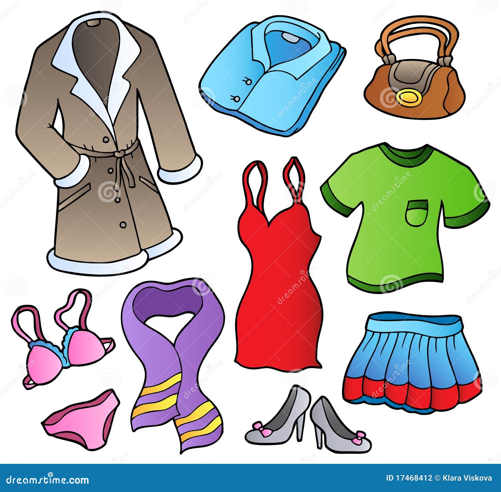 Inzameling 1 Van De Kleding Vector Illustratie - Illustration of ... Inzameling 1 Van De Kleding Vector Illustratie - Illustration of ...