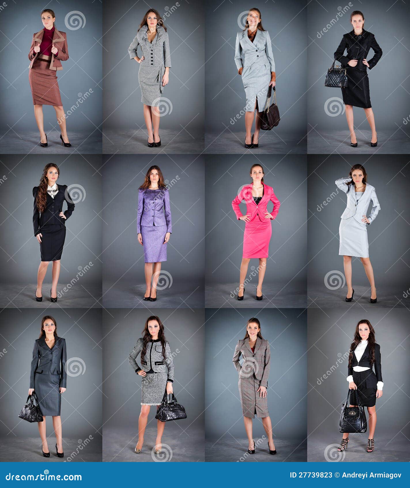 Inzameling Van De Pakken Van Vrouwen Stock Afbeelding - Image of toga ...