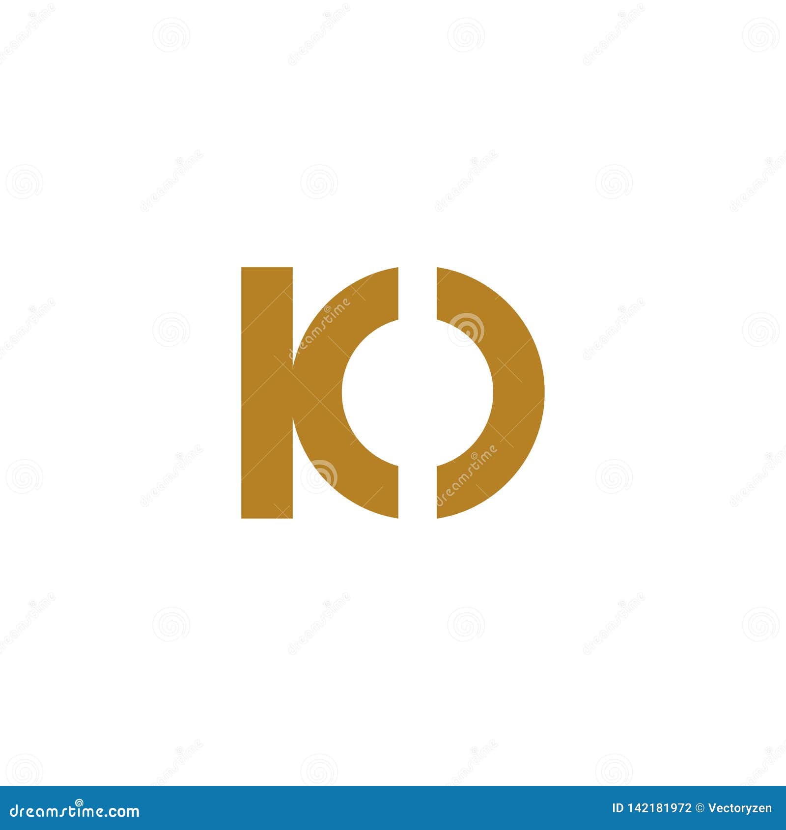 Io Letter Logo Template Vector Illustration Icon Element Isolated Stock ...