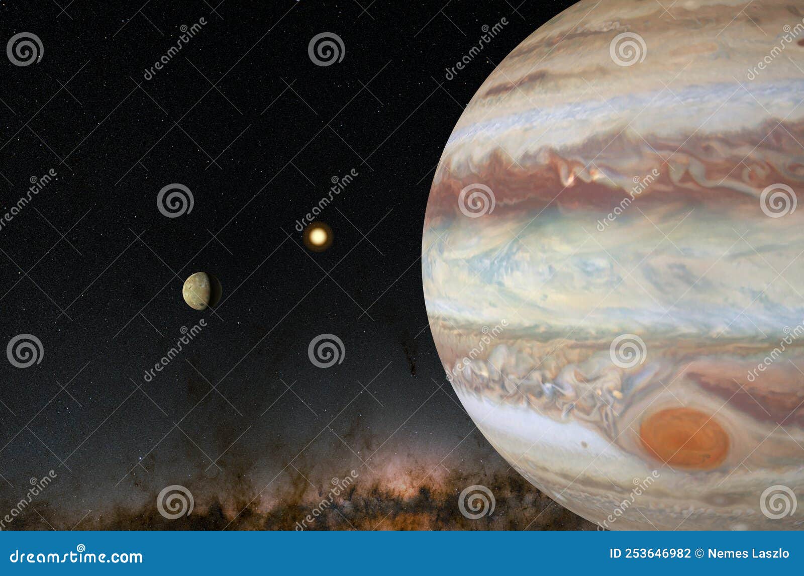 Jupiter Inner Structure In 3d Artwork Stock Image | CartoonDealer.com ...