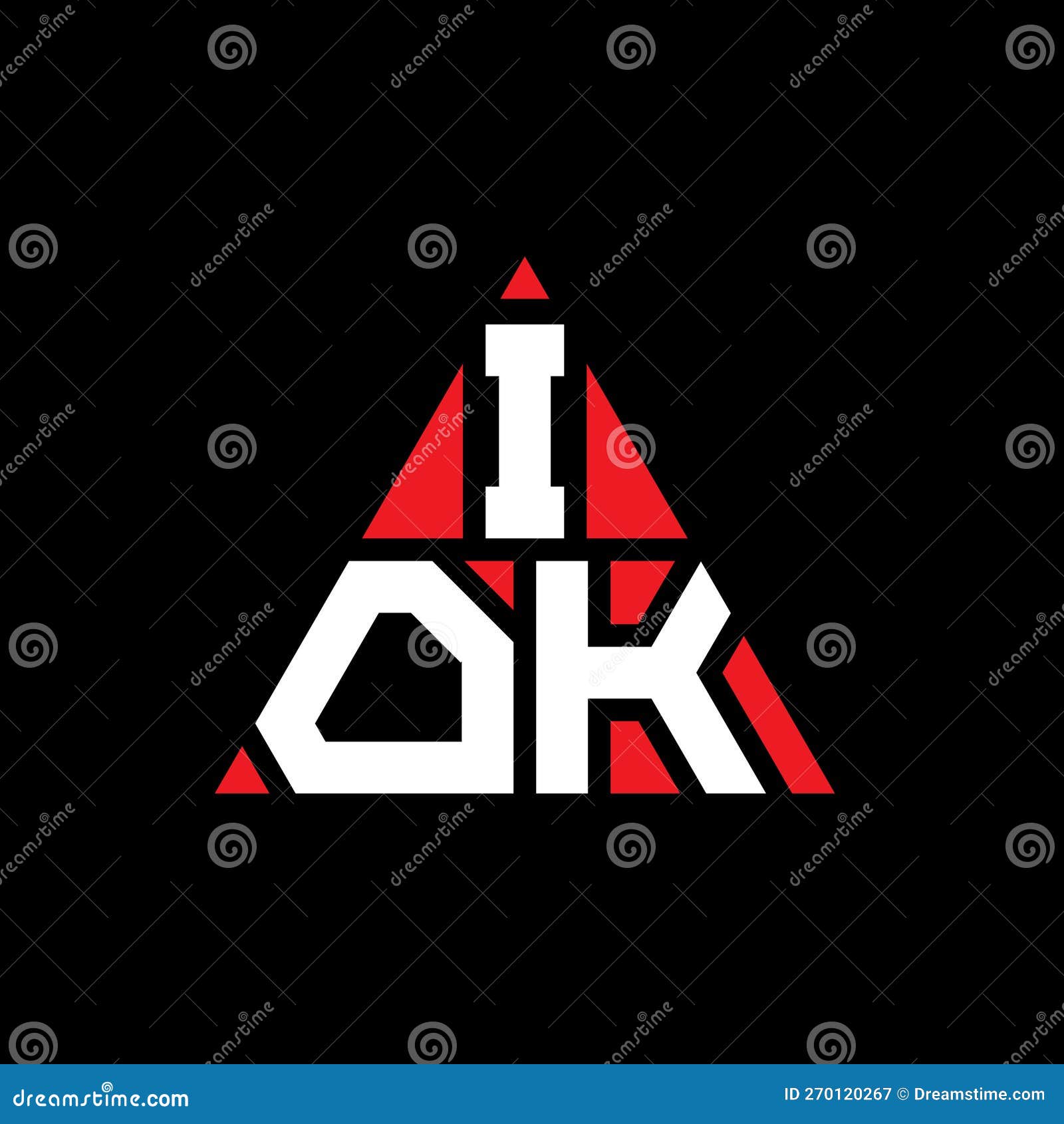IOL Triangle Letter Logo Design With Triangle Shape. IOL Triangle Logo ...