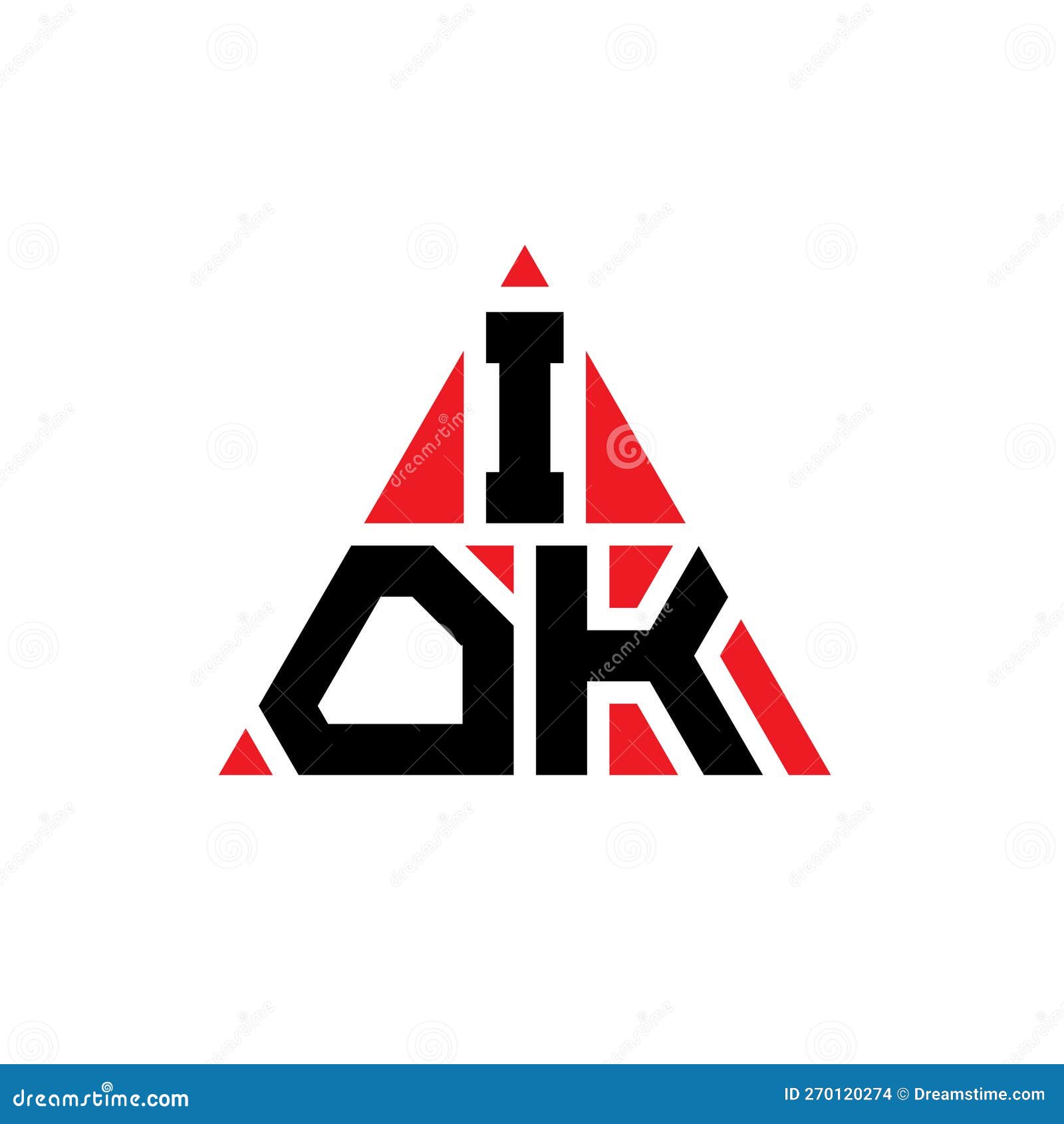 IOL Triangle Letter Logo Design With Triangle Shape. IOL Triangle Logo ...