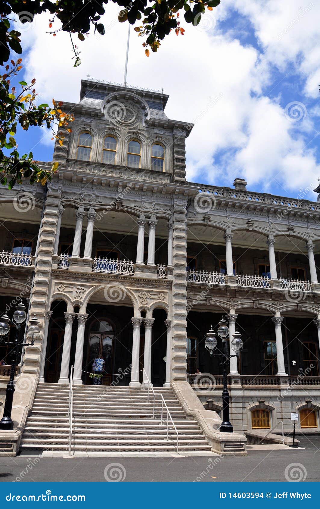 Iolani Palace, Honolulu, Hawaii Editorial Stock Image - Image of oahu ...