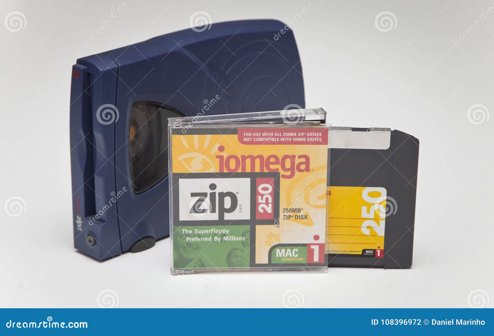 Iomega Zip 250 Drive and Disk Editorial Photography - Image of ...