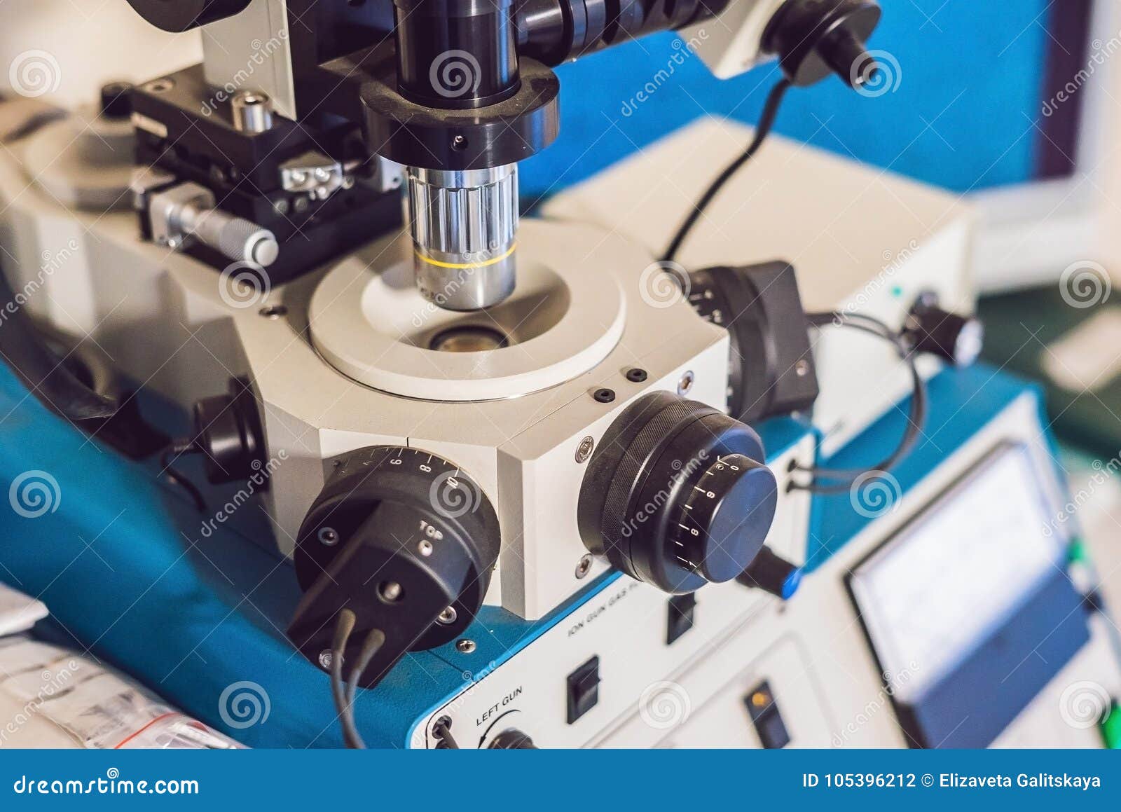 Ion Etching System for Solid Samples Preparation for Electron Mi Stock ...