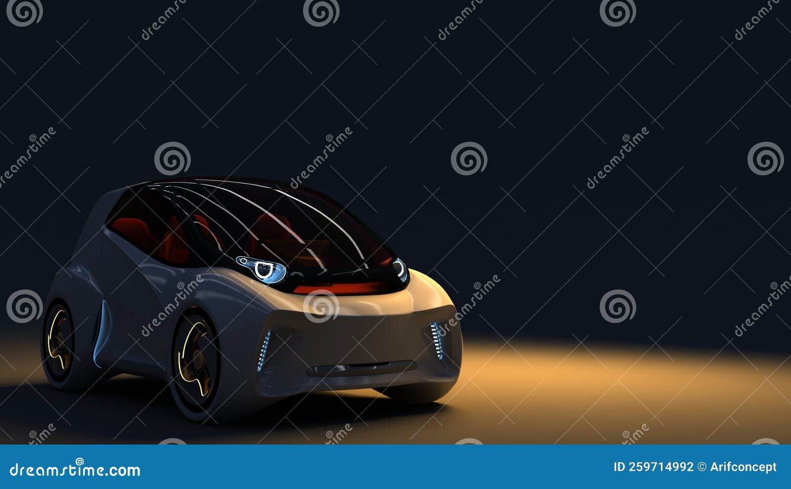 Ion Concept EV-I_3 stock illustration. Illustration of wheel - 259714992