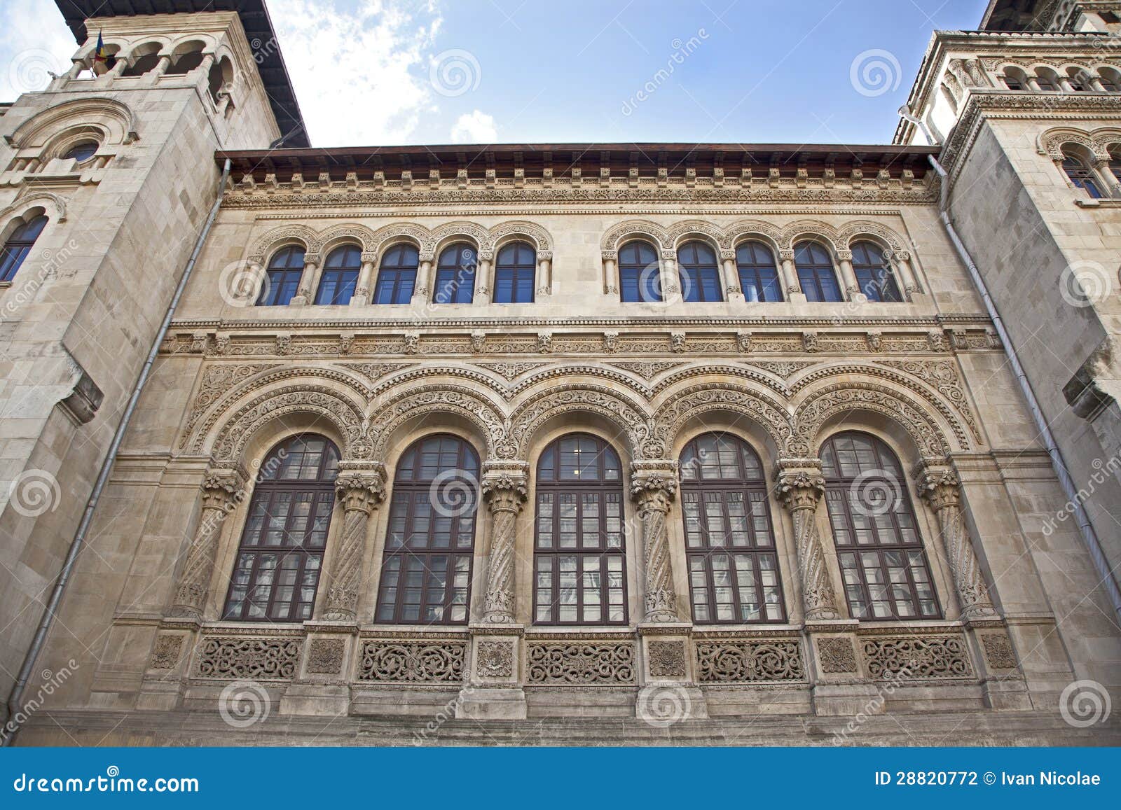 Ion Mincu Architecture University Stock Photo - Image of national ...