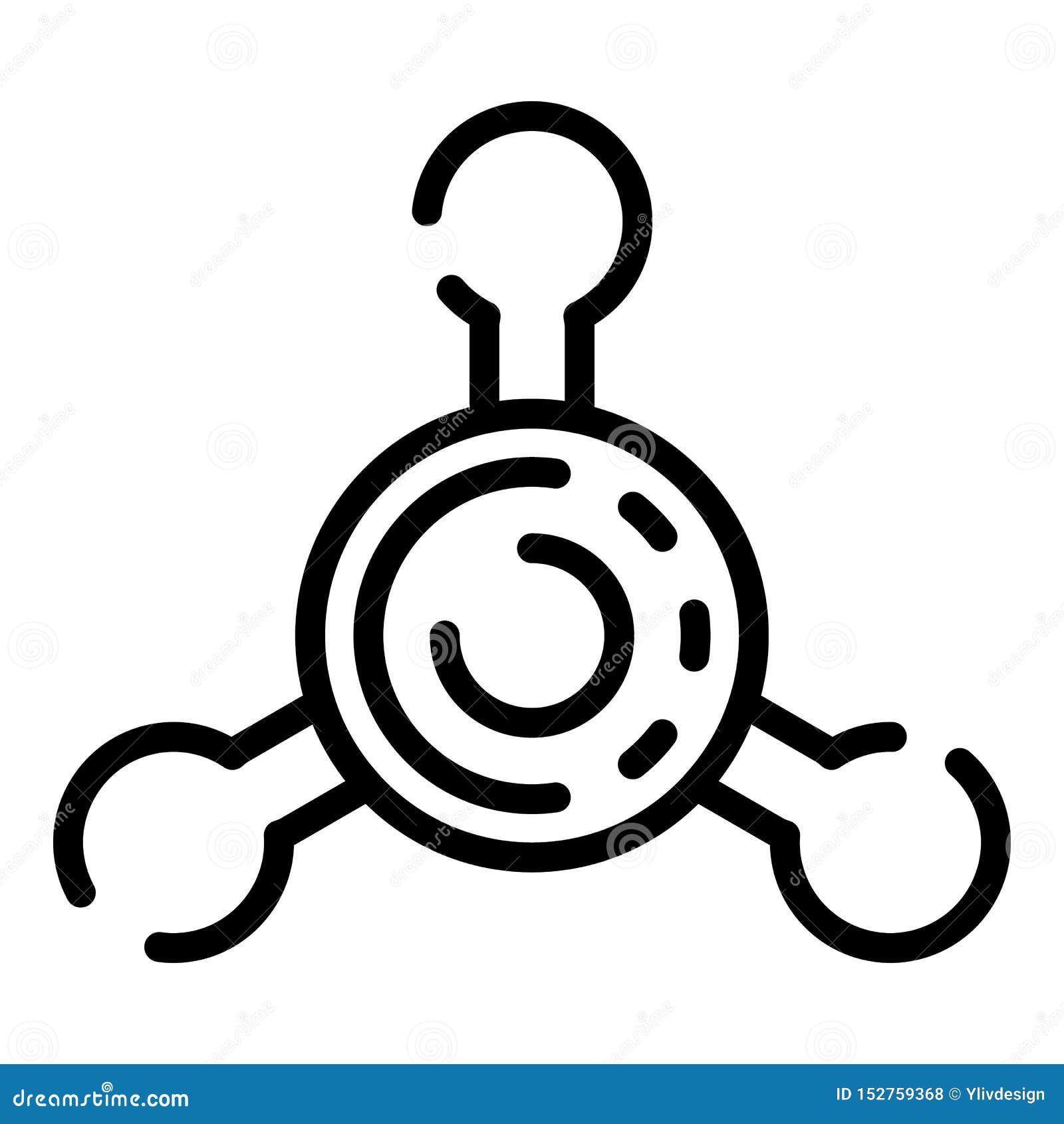 Ion Schematic Icon, Outline Style Stock Vector - Illustration of line ... Ion Schematic Icon, Outline Style Stock Vector - Illustration of line ...
