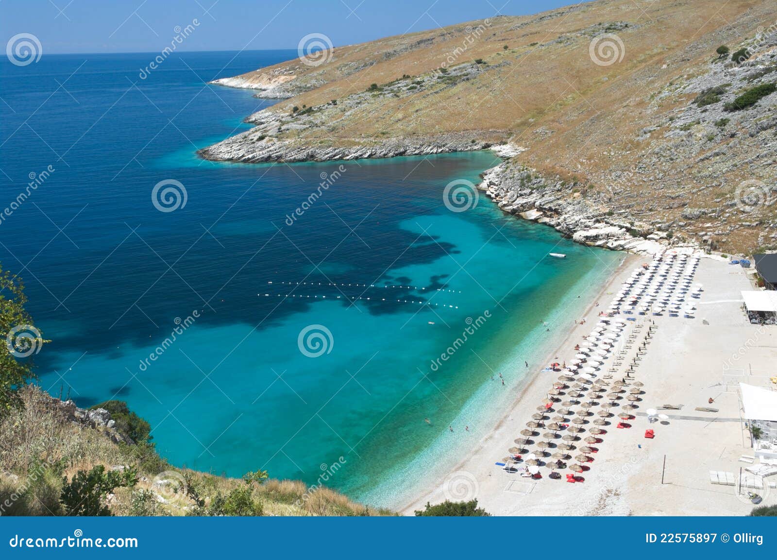 Ionian Coast of Albania stock image. Image of ionian - 22575897