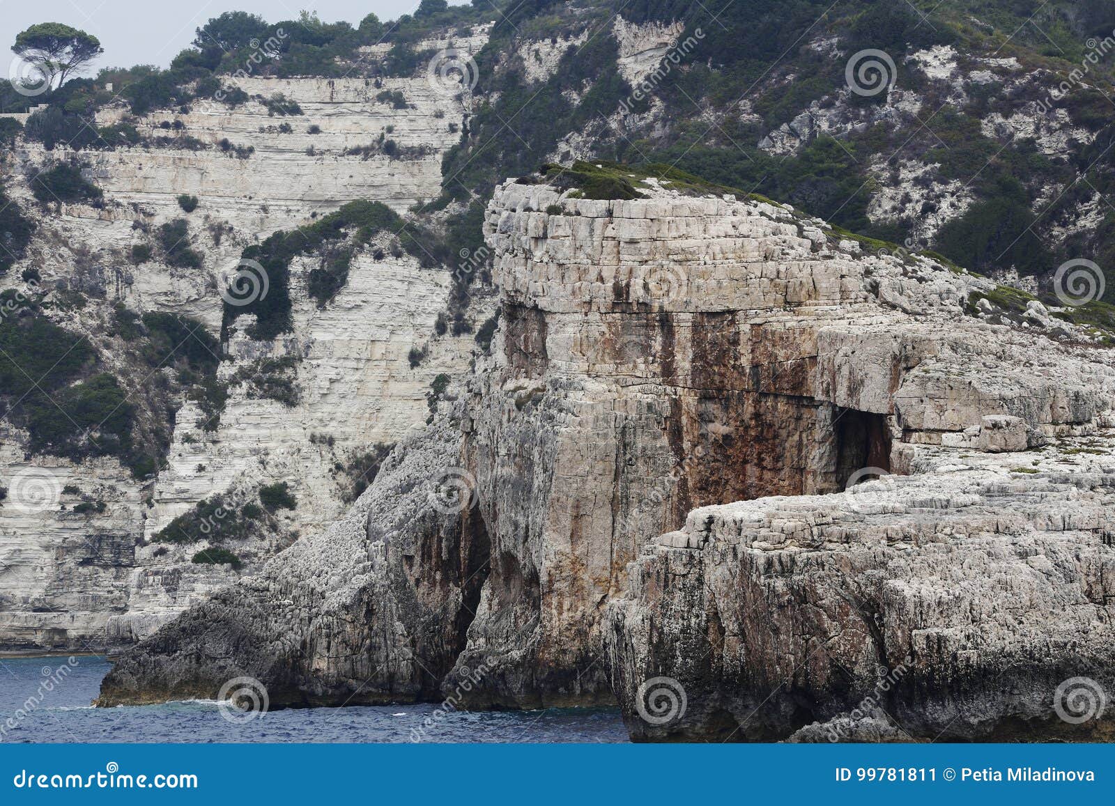 The Ionian Sphinx stock image. Image of cave, rock, ionian - 99781811