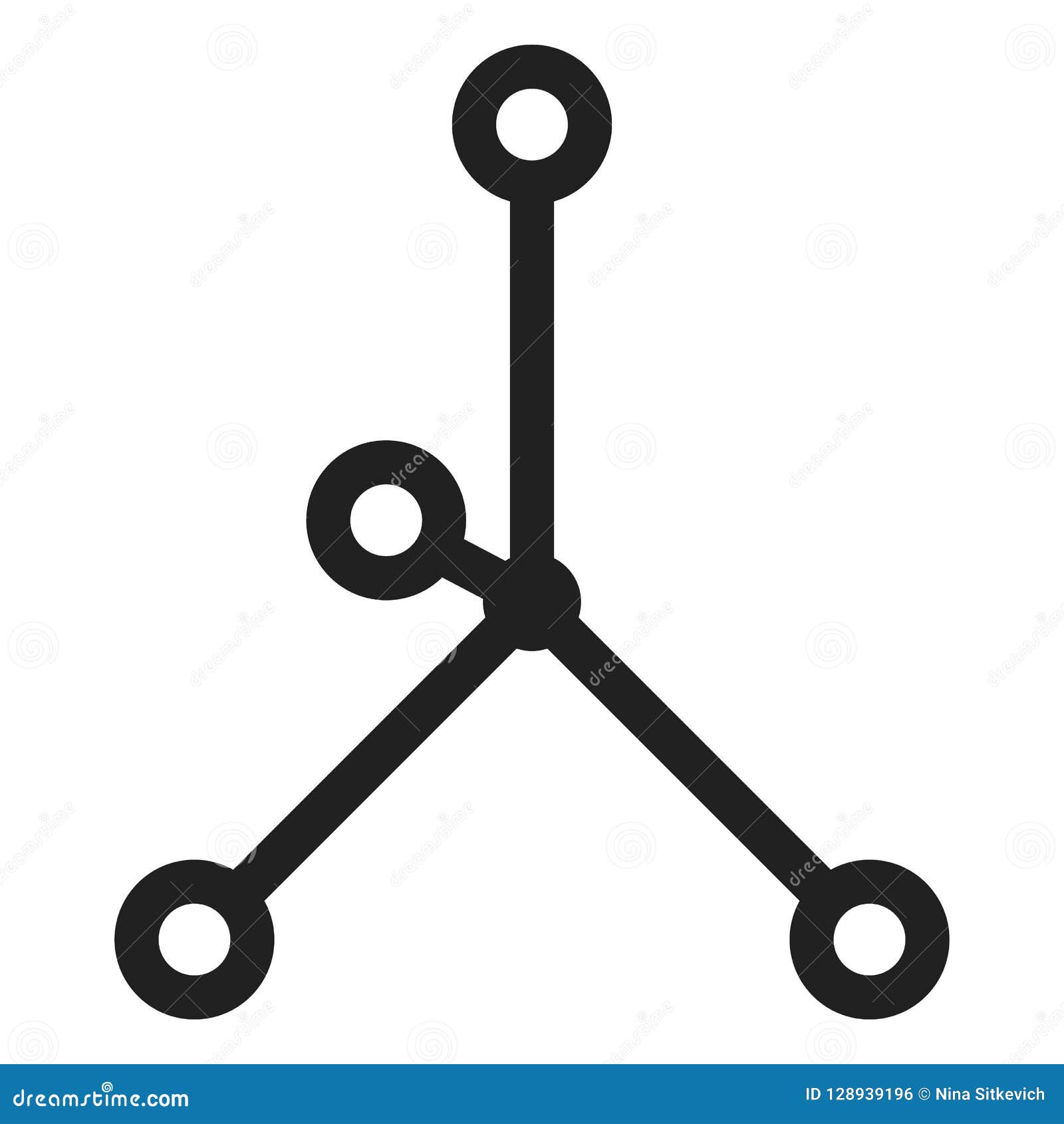 Ionic Bond Vector Illustration. Labeled Diagram With Formation ...
