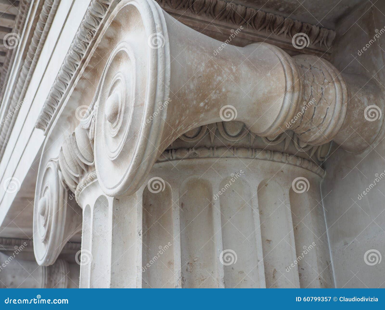 Ionic capital stock image. Image of architectural, building - 60799357