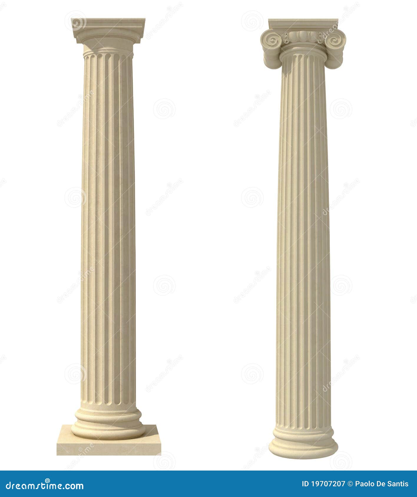 Ionic Column Royalty Free Stock Photography - Image: 19707207