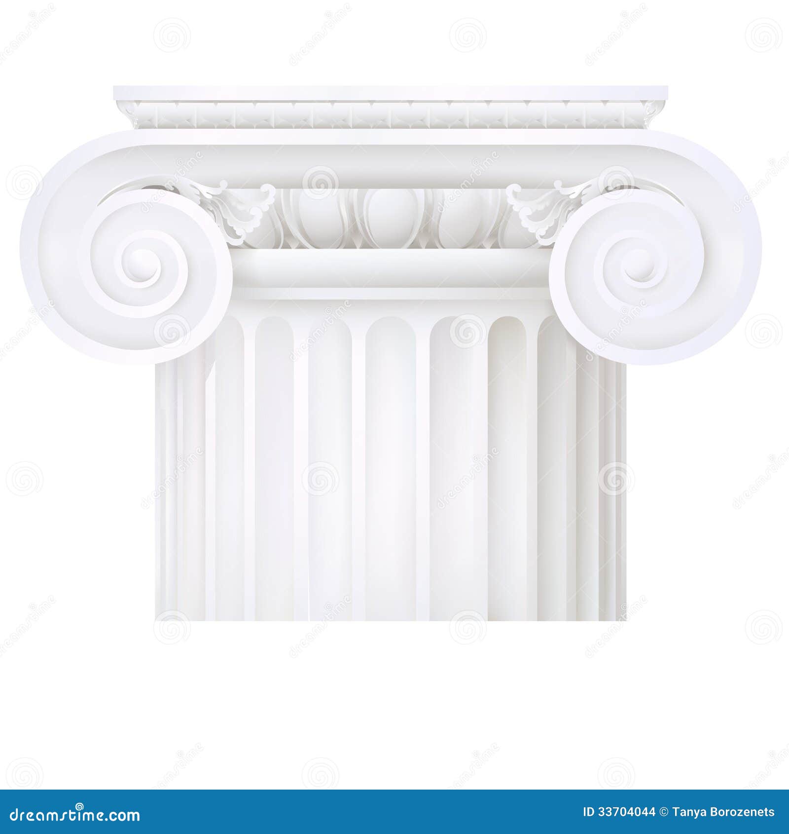 Ionic column stock vector. Illustration of hellenistic - 33704044