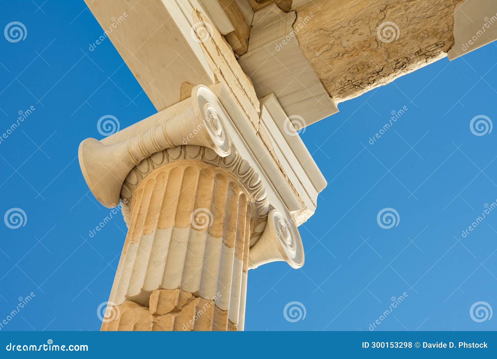 Ionic Column Detail, Greece Stock Photo - Image of ancient, site: 300153298