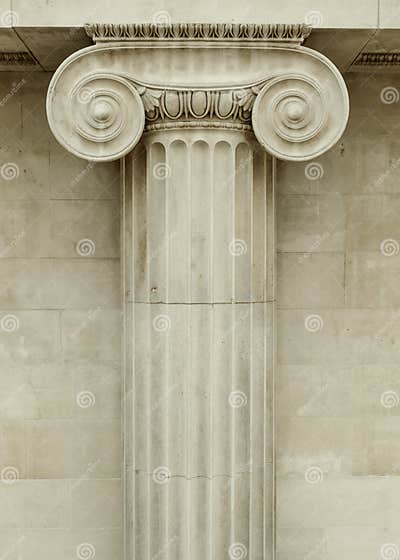 Ionic column stock photo. Image of column, coiled, sandstone - 36362030