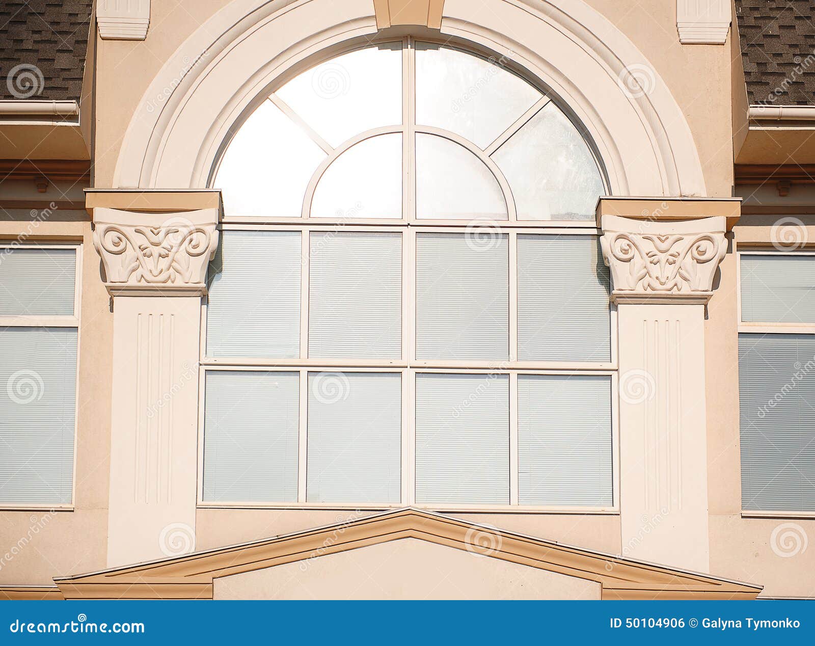 Ionic Column Detail, Greek Architecture Stock Photo - Image of historic ...