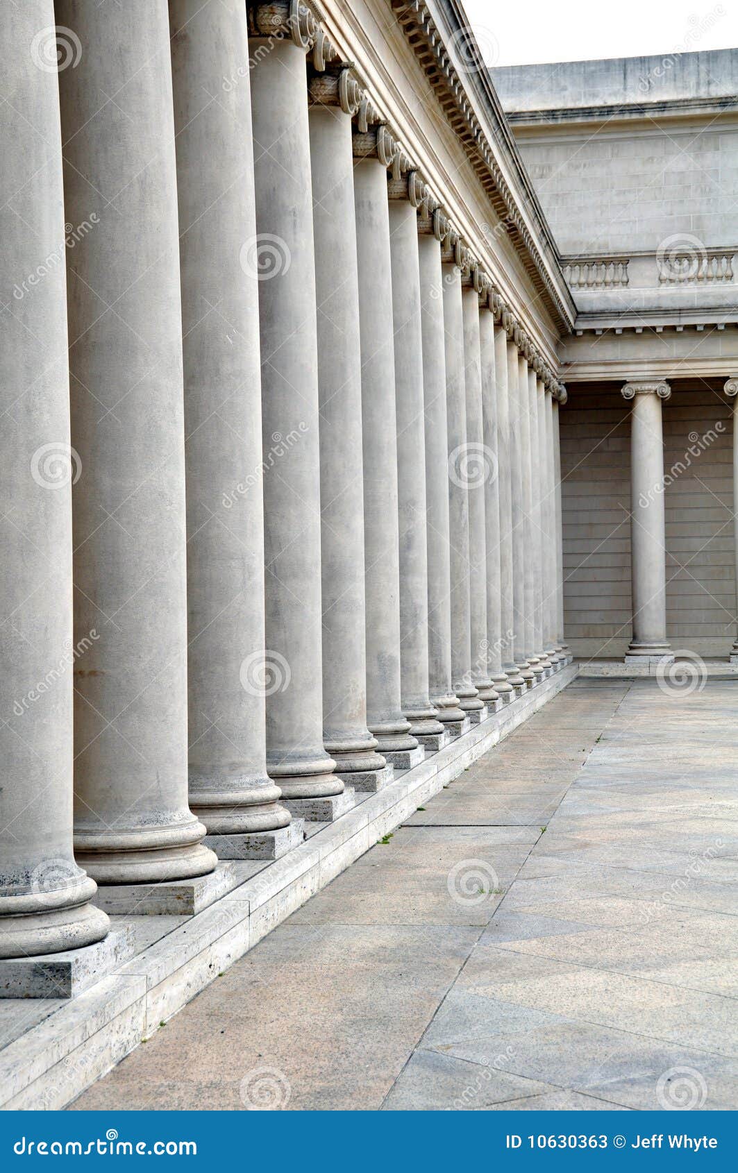 Ionic columns stock image. Image of education, greek - 10630363