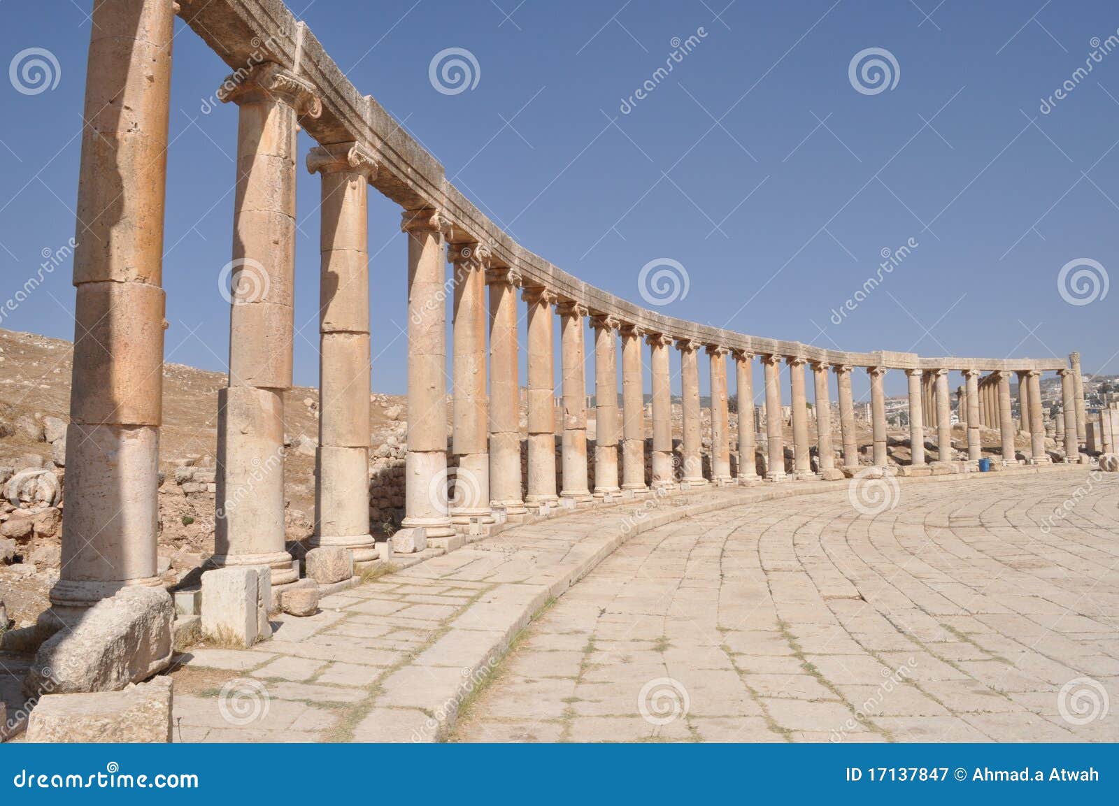 Ionic Columns stock image. Image of jordan, area, gordan - 17137847